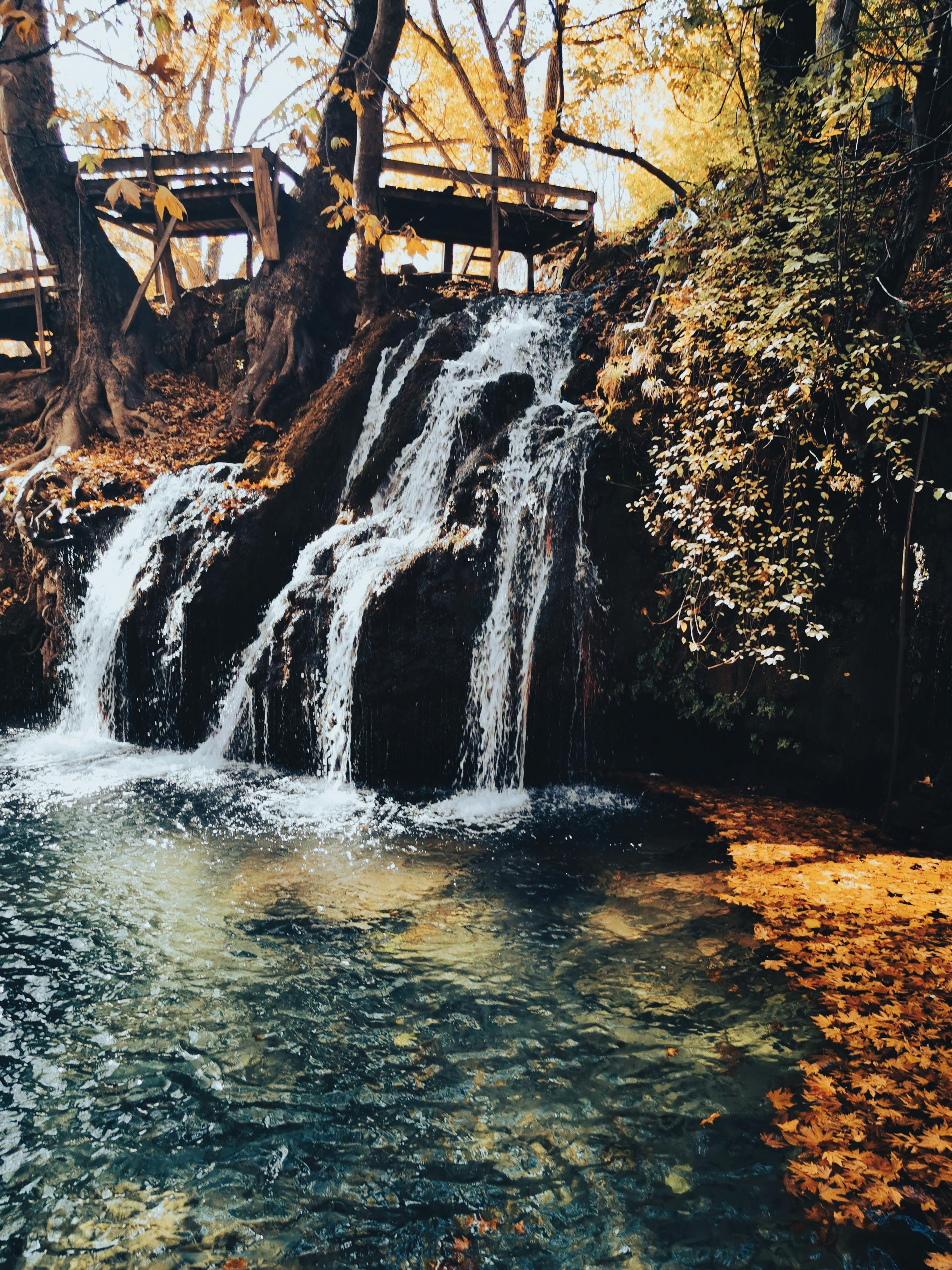 Flowing Water in Waterfall · Free Stock Photo