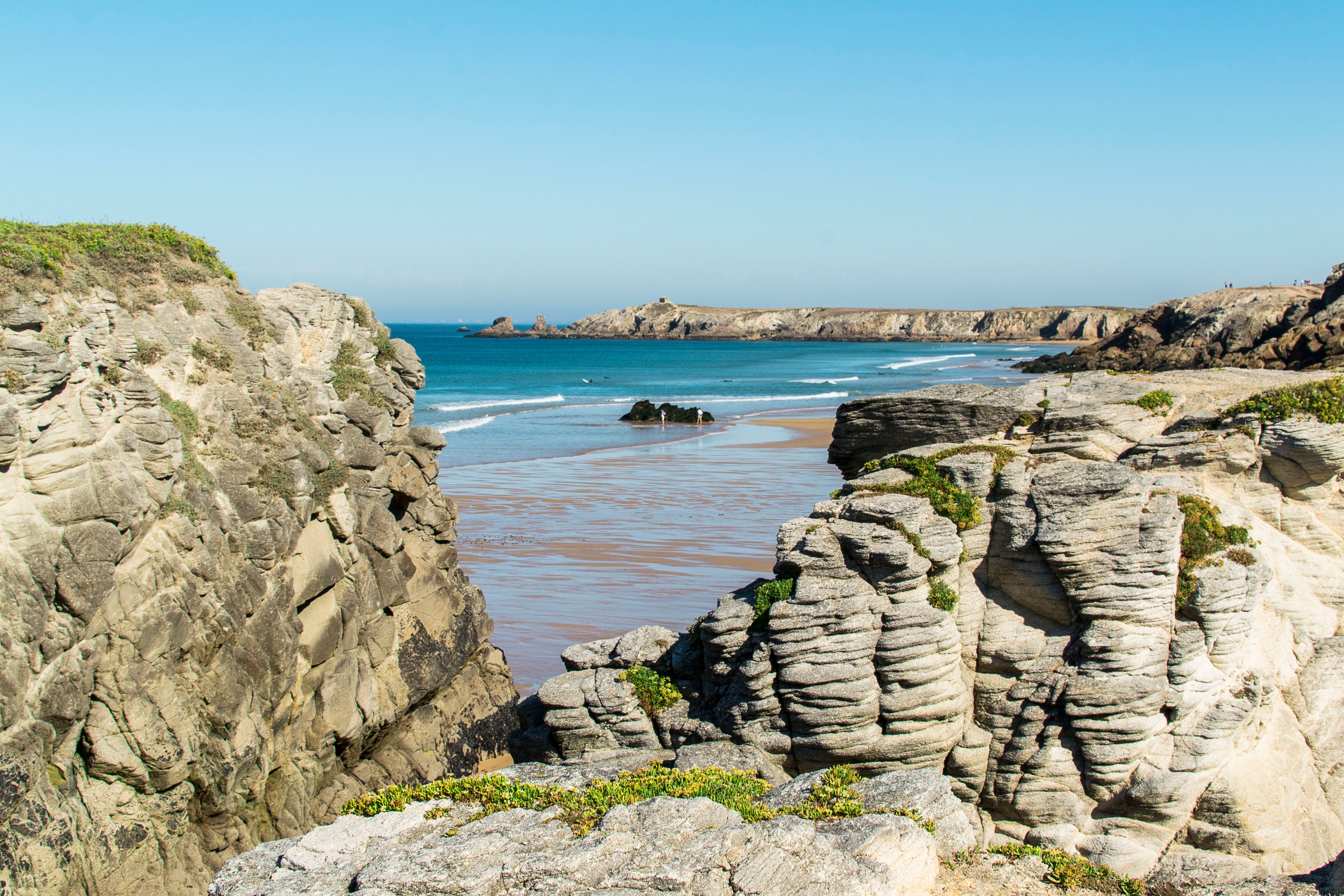 Wild Coast of Quiberon Peninsula in Quiberon · Free Stock Photo