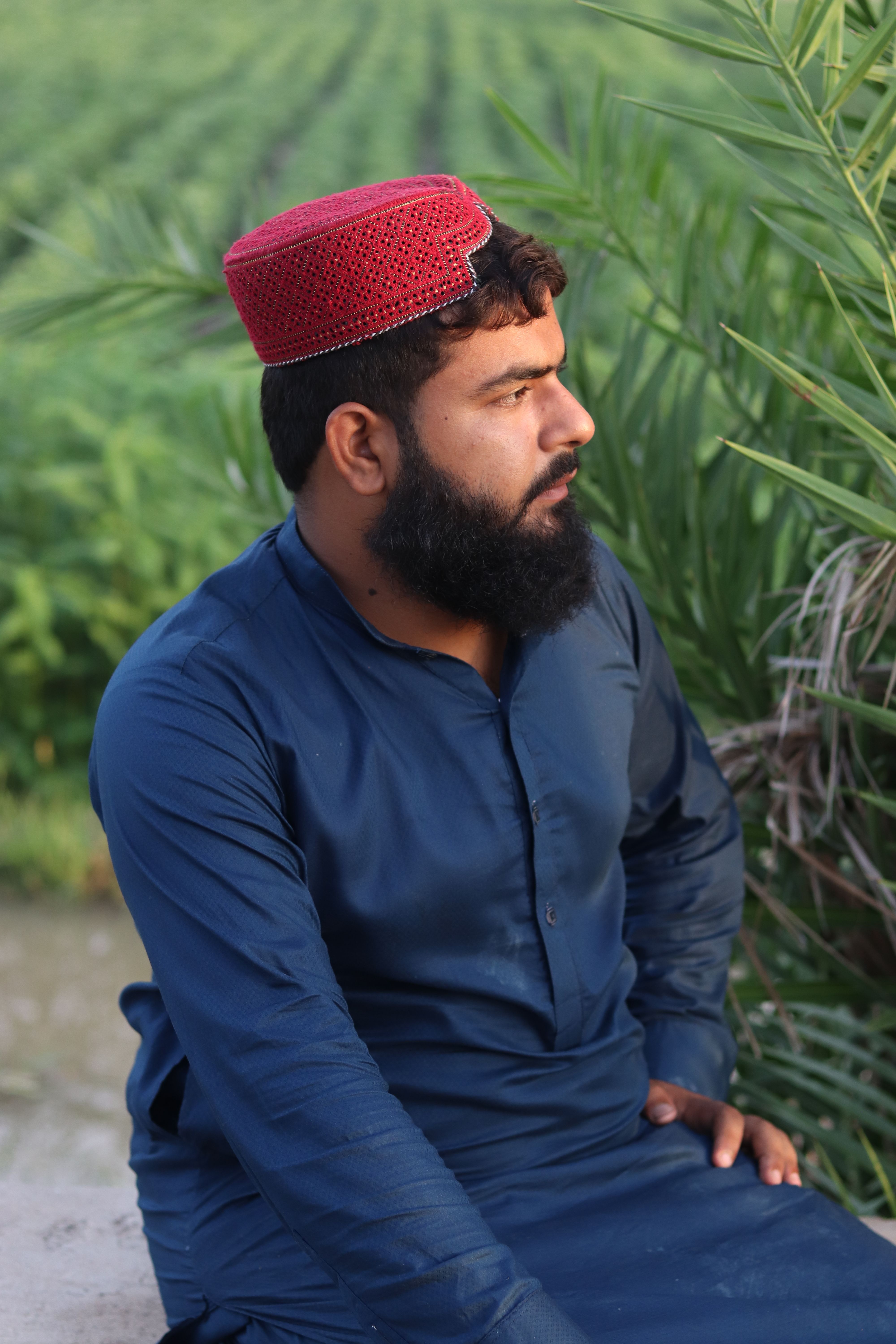 Man Wearing a Sindhi Cap · Free Stock Photo