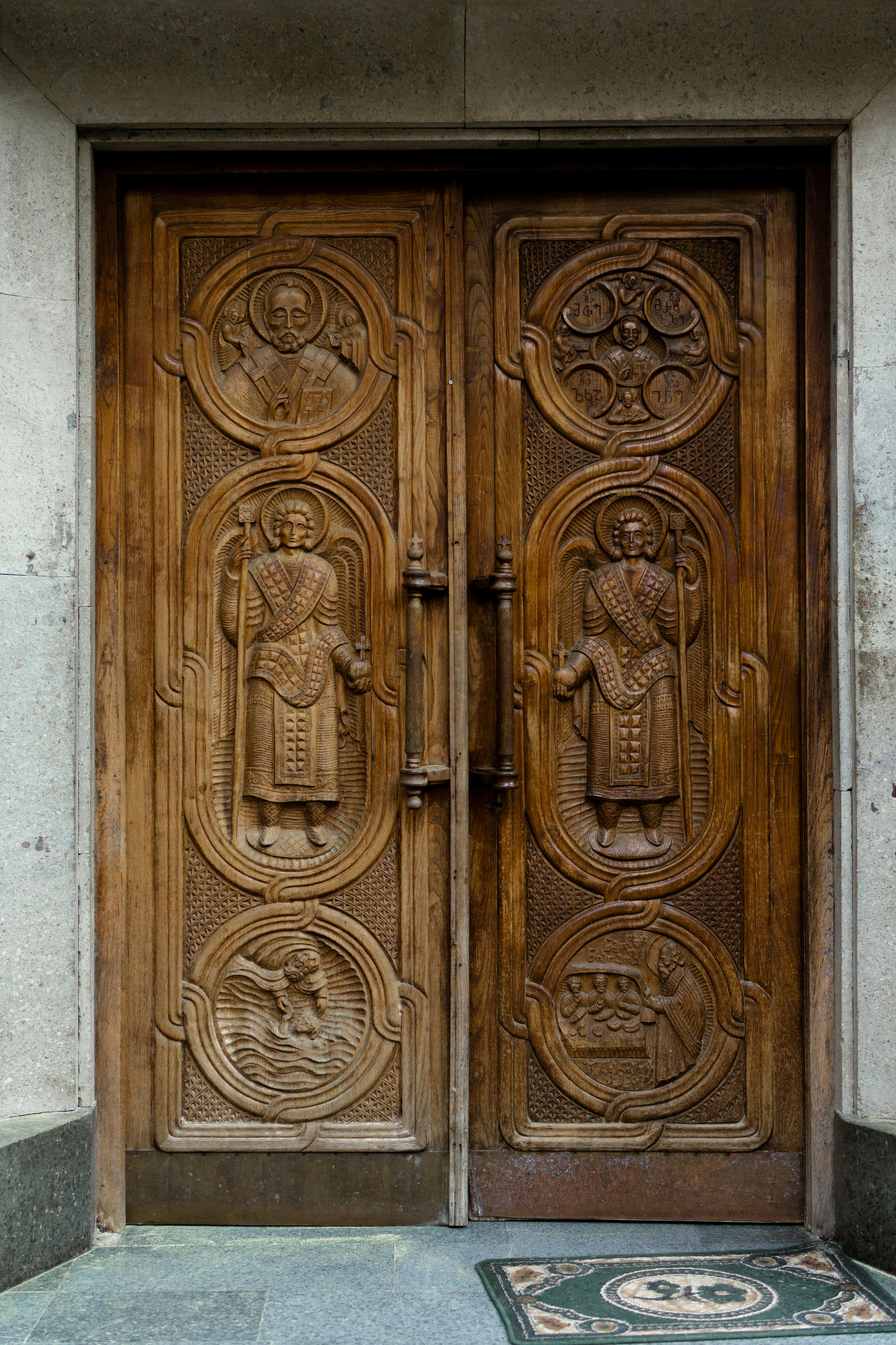 Ornate Church Door · Free Stock Photo