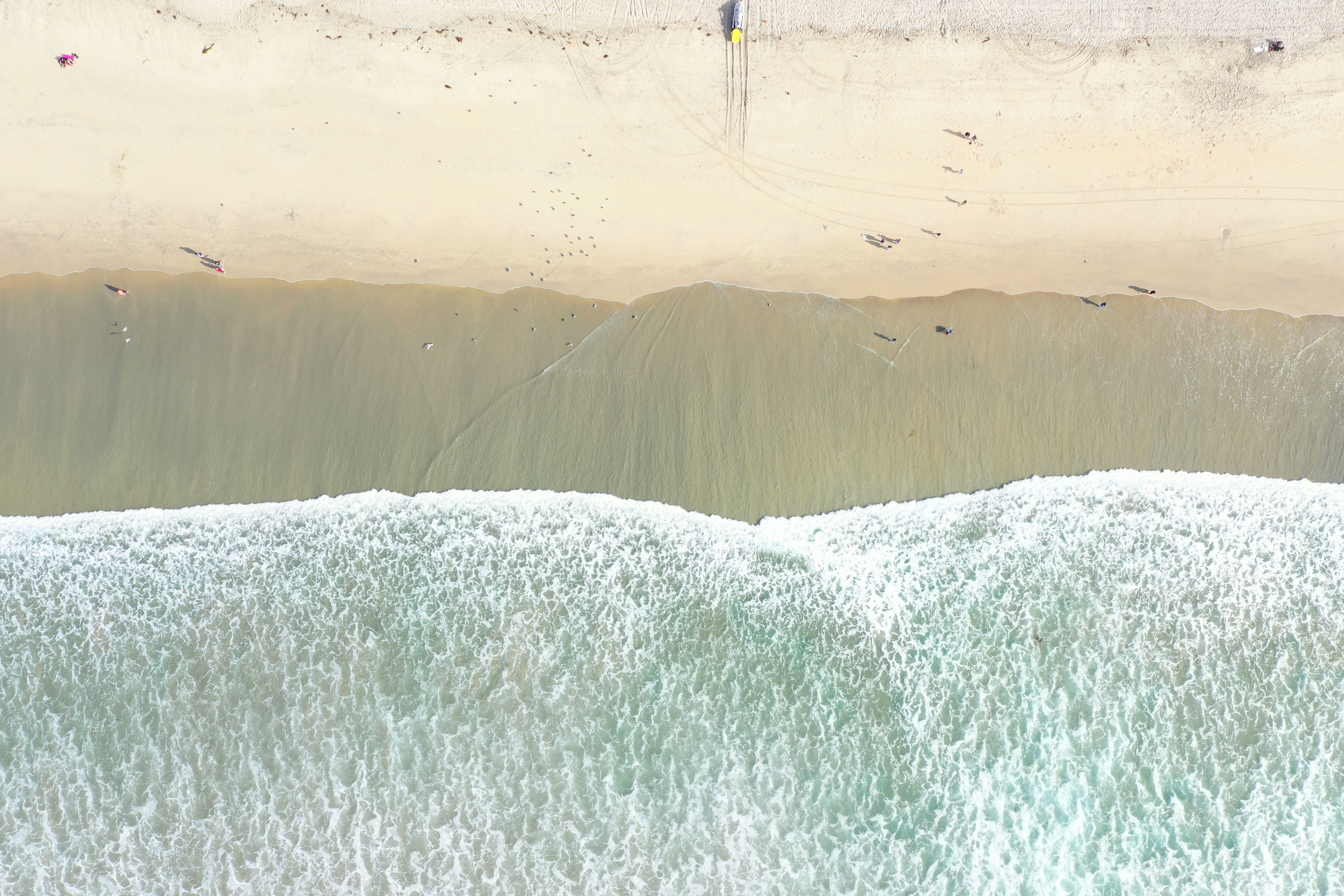 Aerial View of a Beach · Free Stock Photo