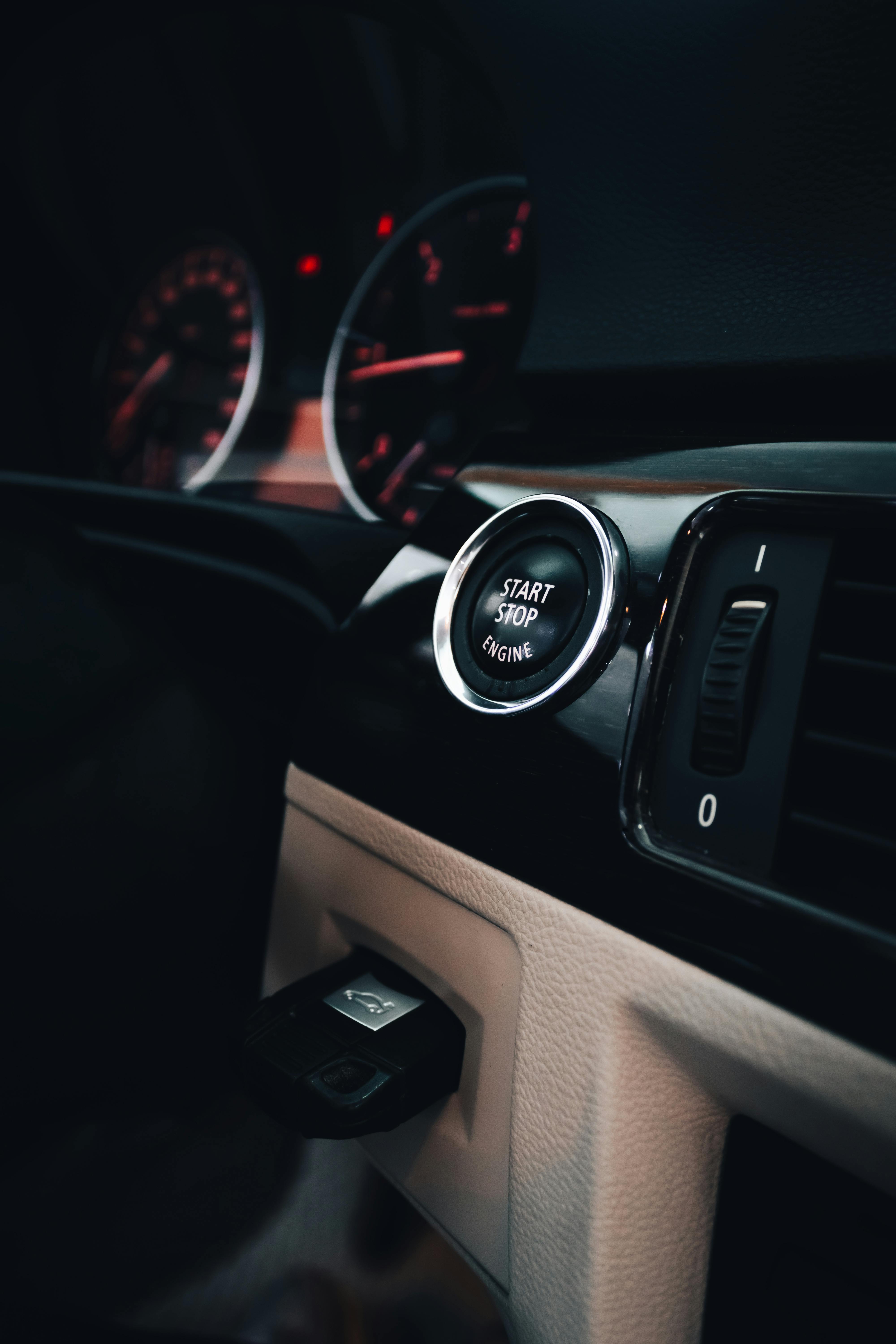 Button on Car Dashboard · Free Stock Photo