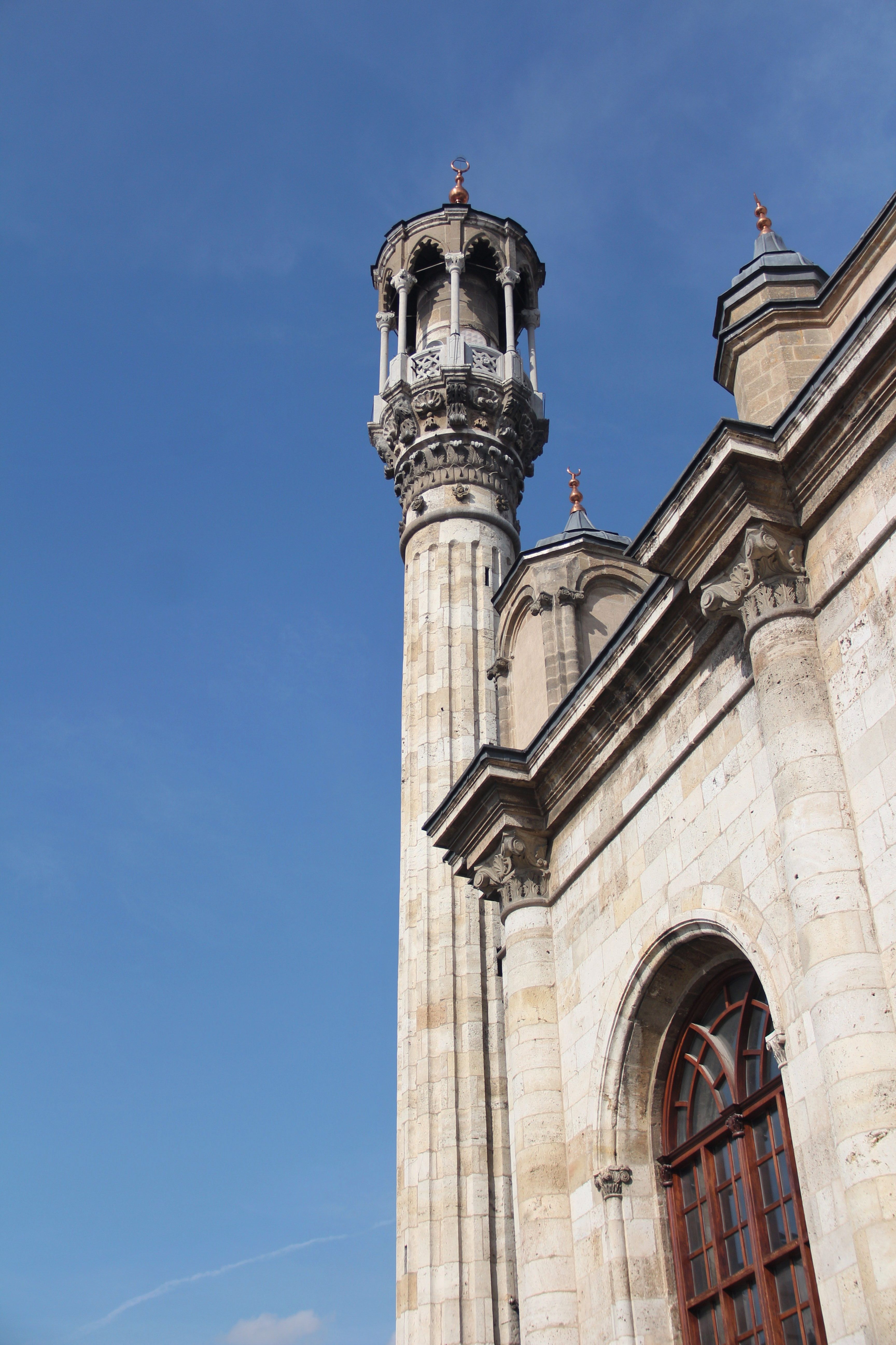 Golden Ornamental Architecture with Pillars, on a Courtyard · Free ...