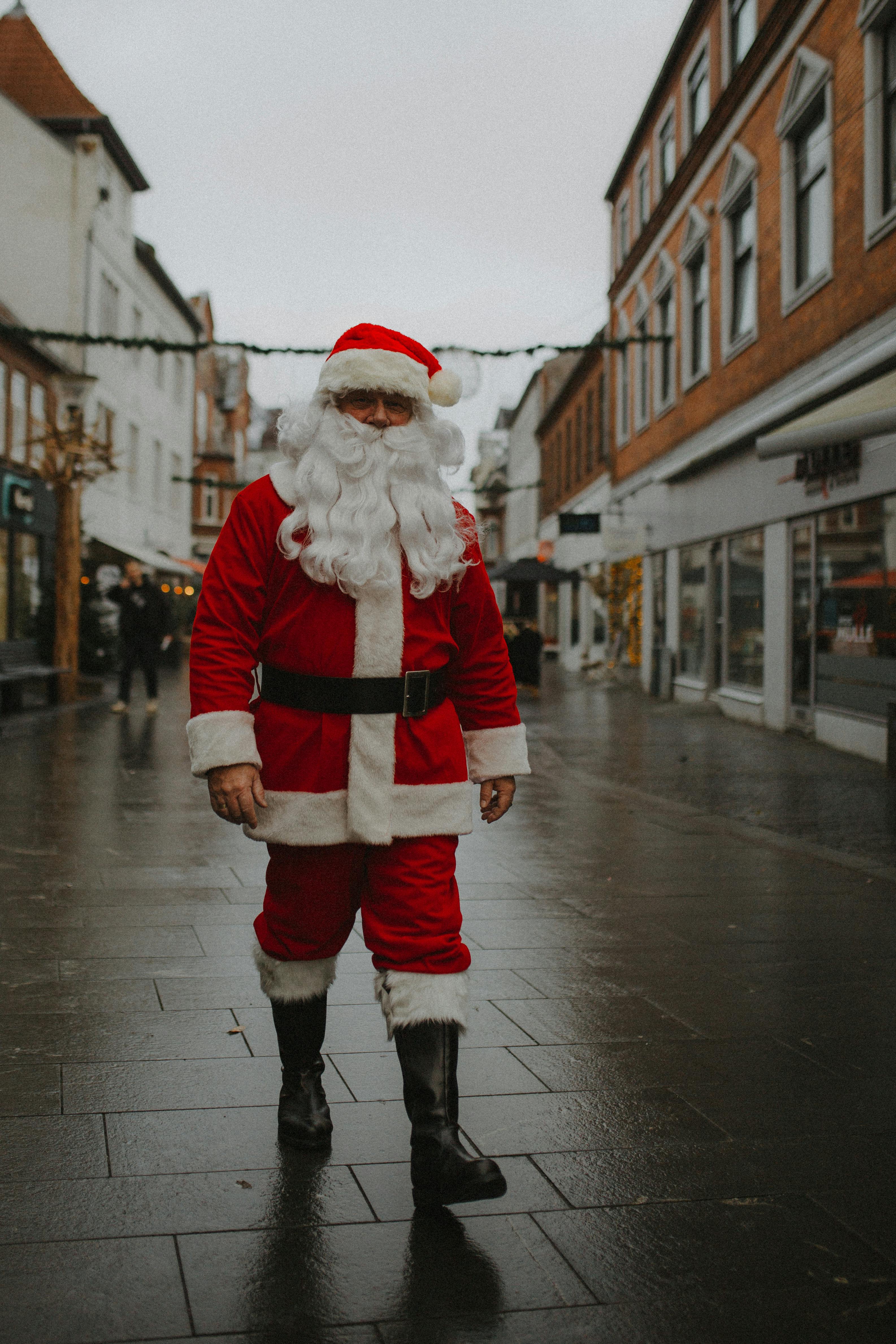 Man in Santa Claus Costume · Free Stock Photo
