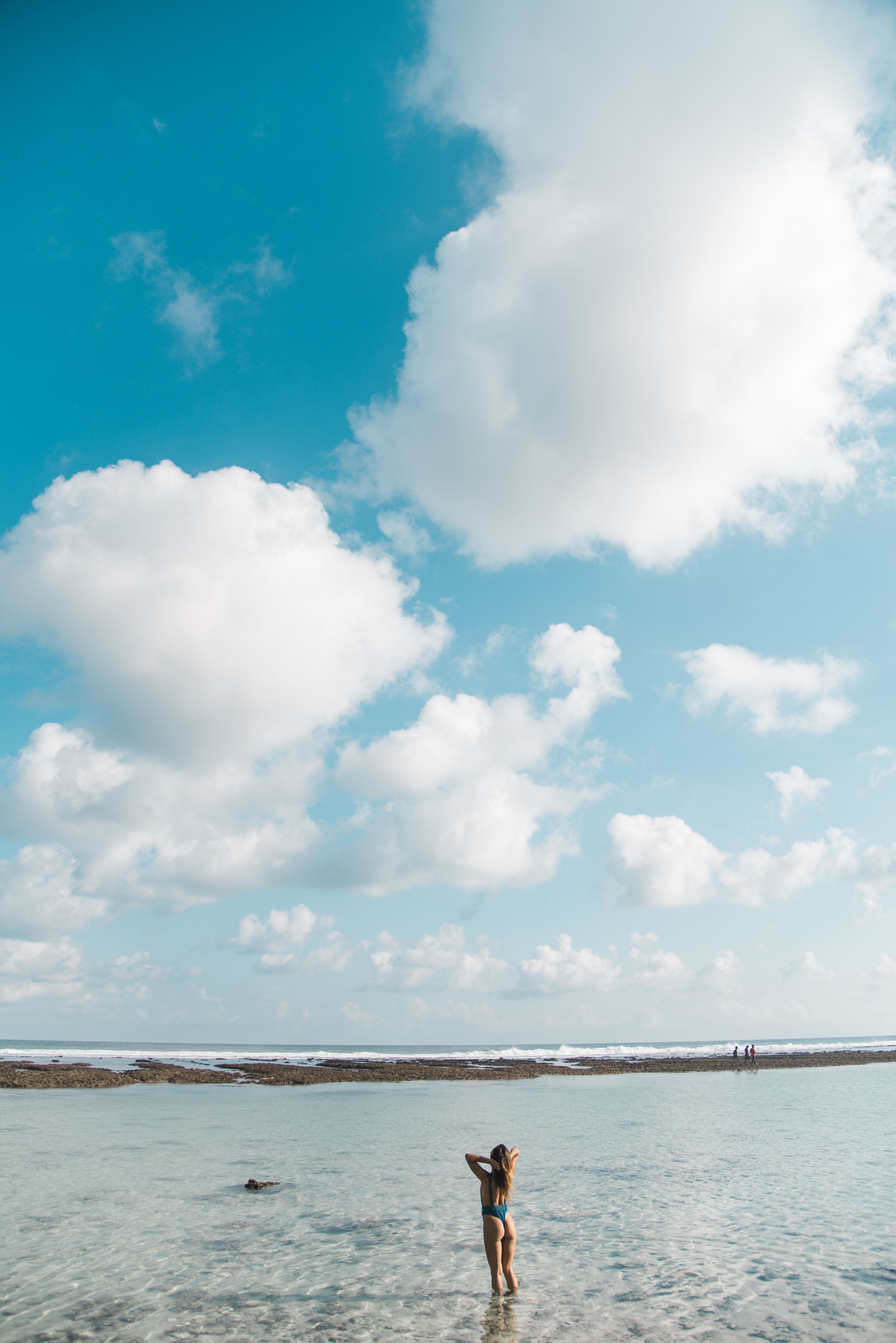 Woman in a Swimsuit on the Beach · Free Stock Photo