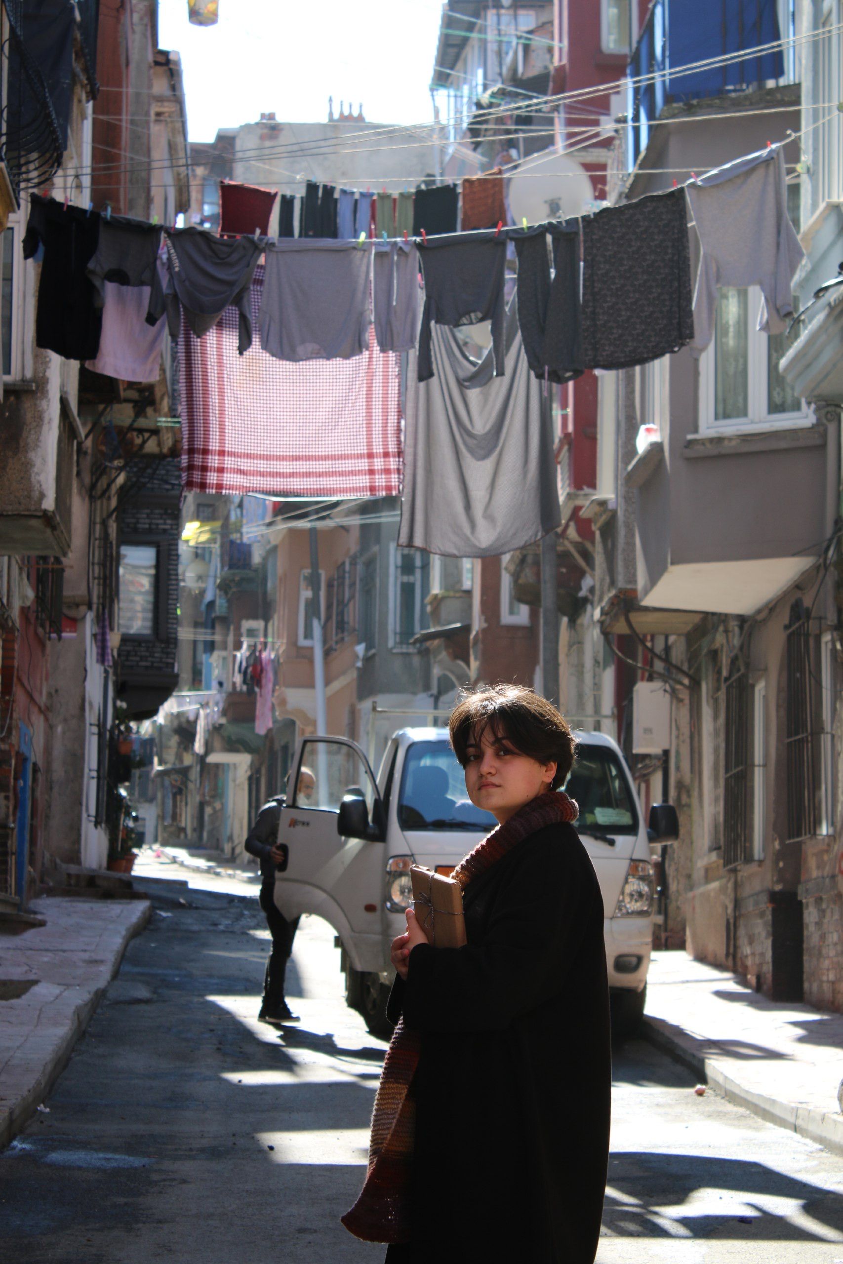 Air Drying Laundry over Street · Free Stock Photo
