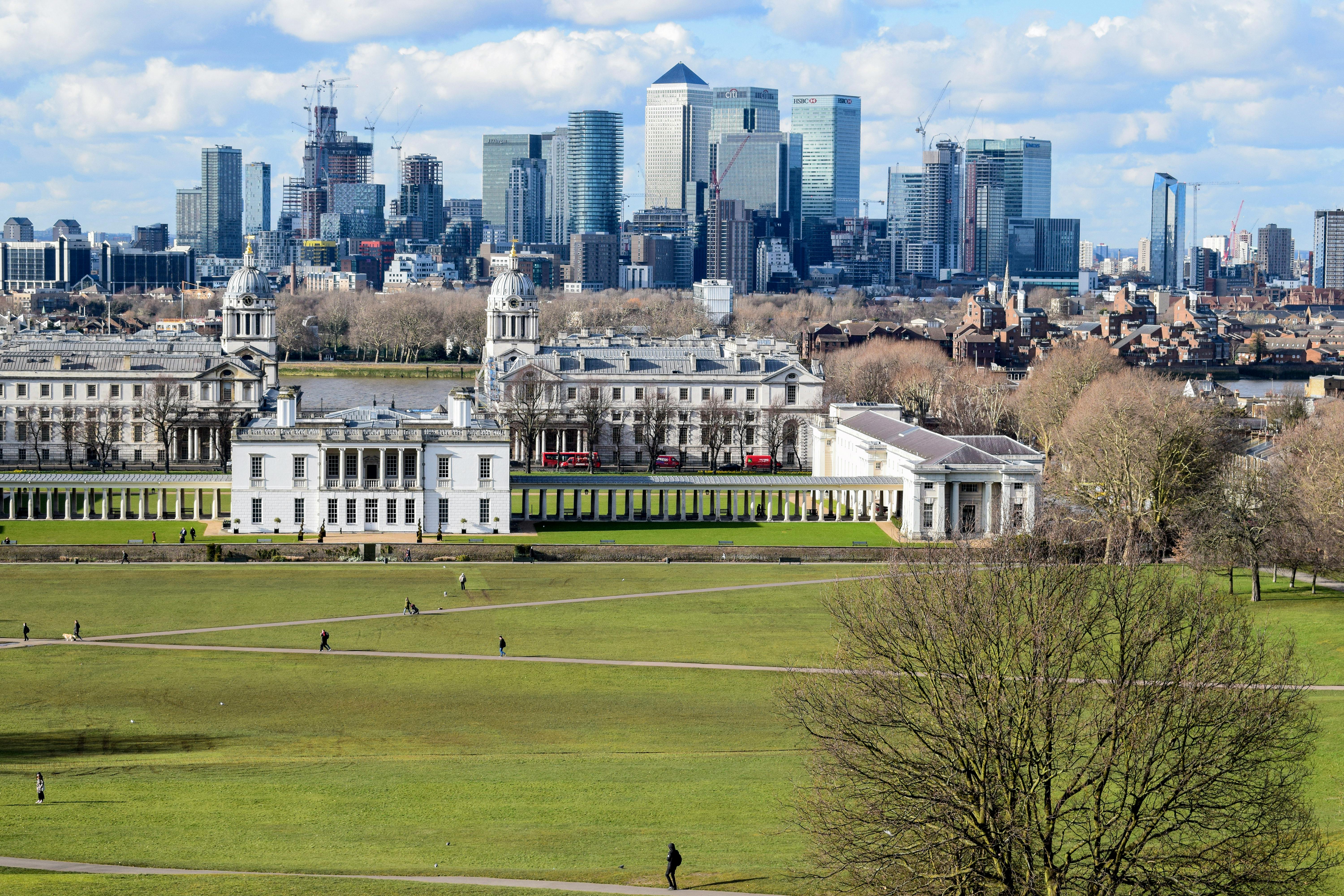 Panoramic View of London Greenwich Park · Free Stock Photo