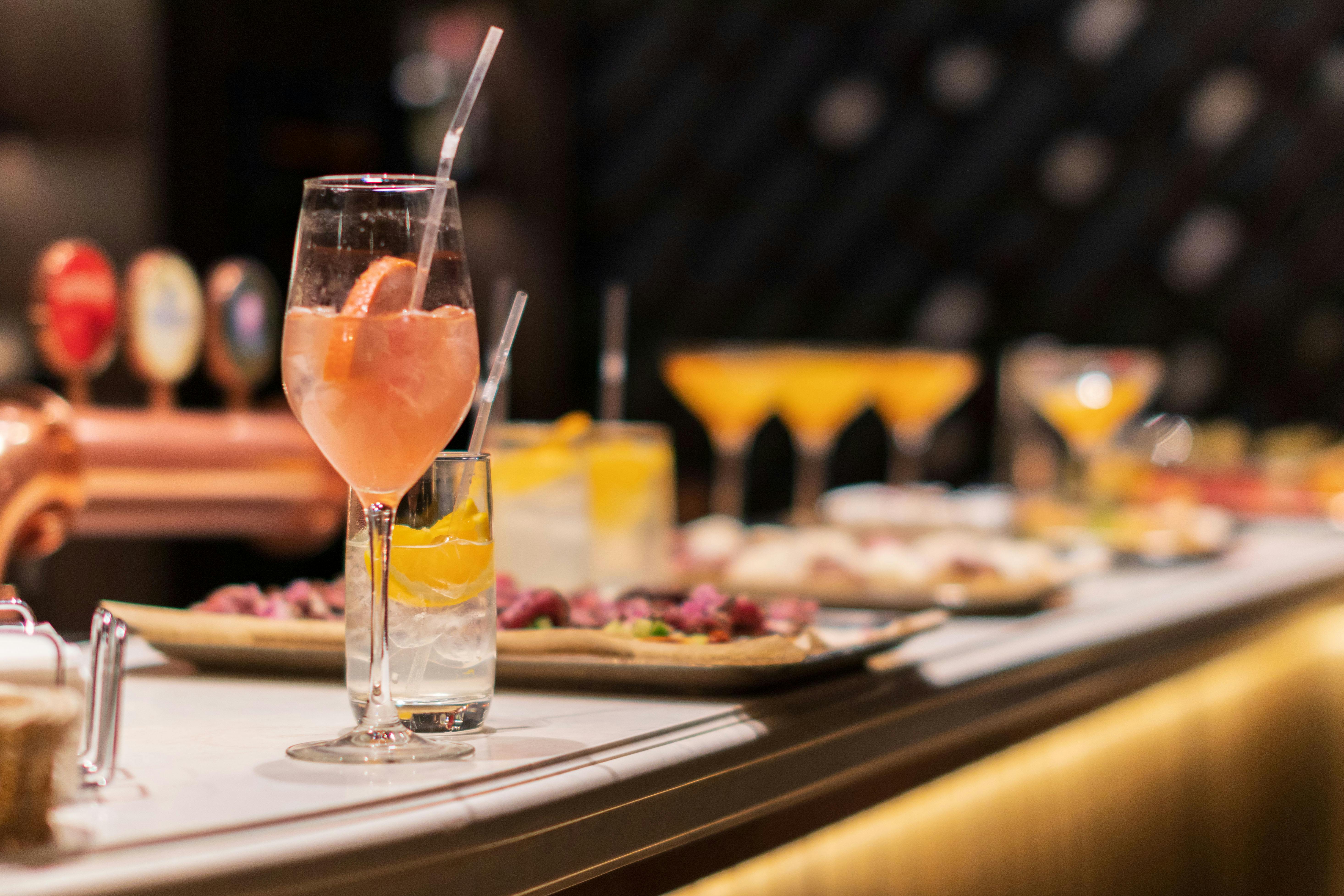 Buffet on Bar Counter · Free Stock Photo
