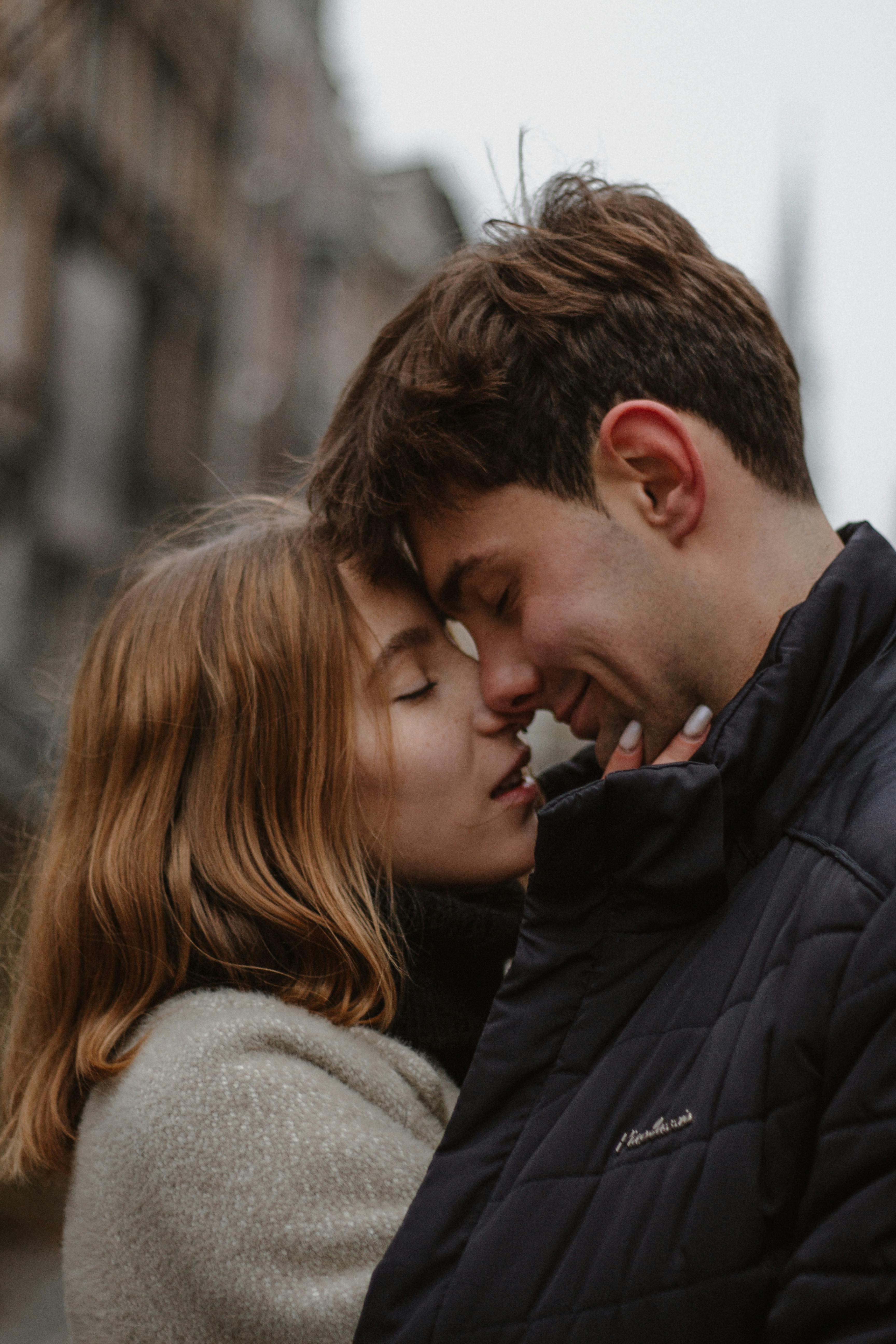 Man and Woman Standing Face to Face · Free Stock Photo