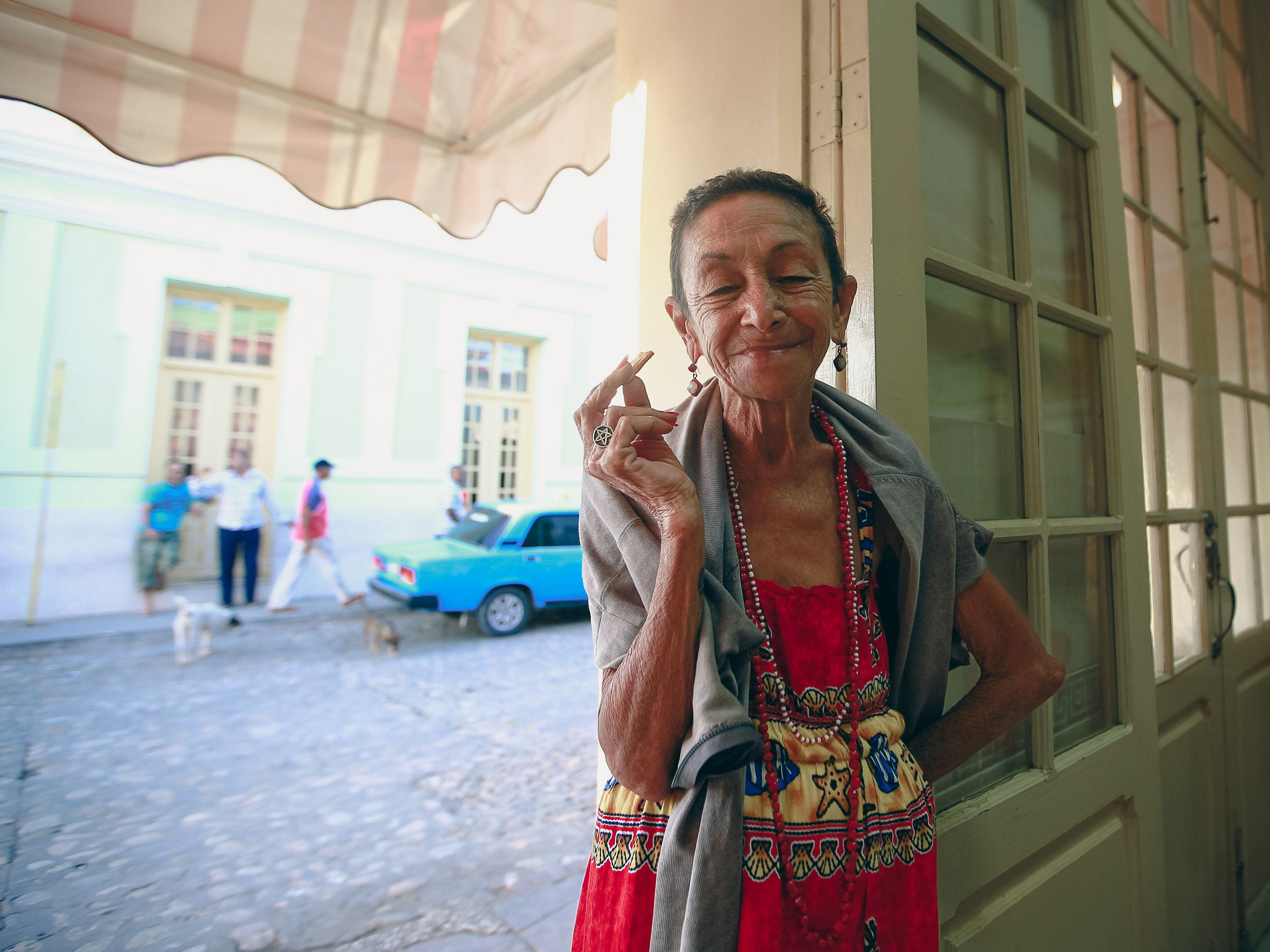 Elderly Woman in a Traditional Dress · Free Stock Photo