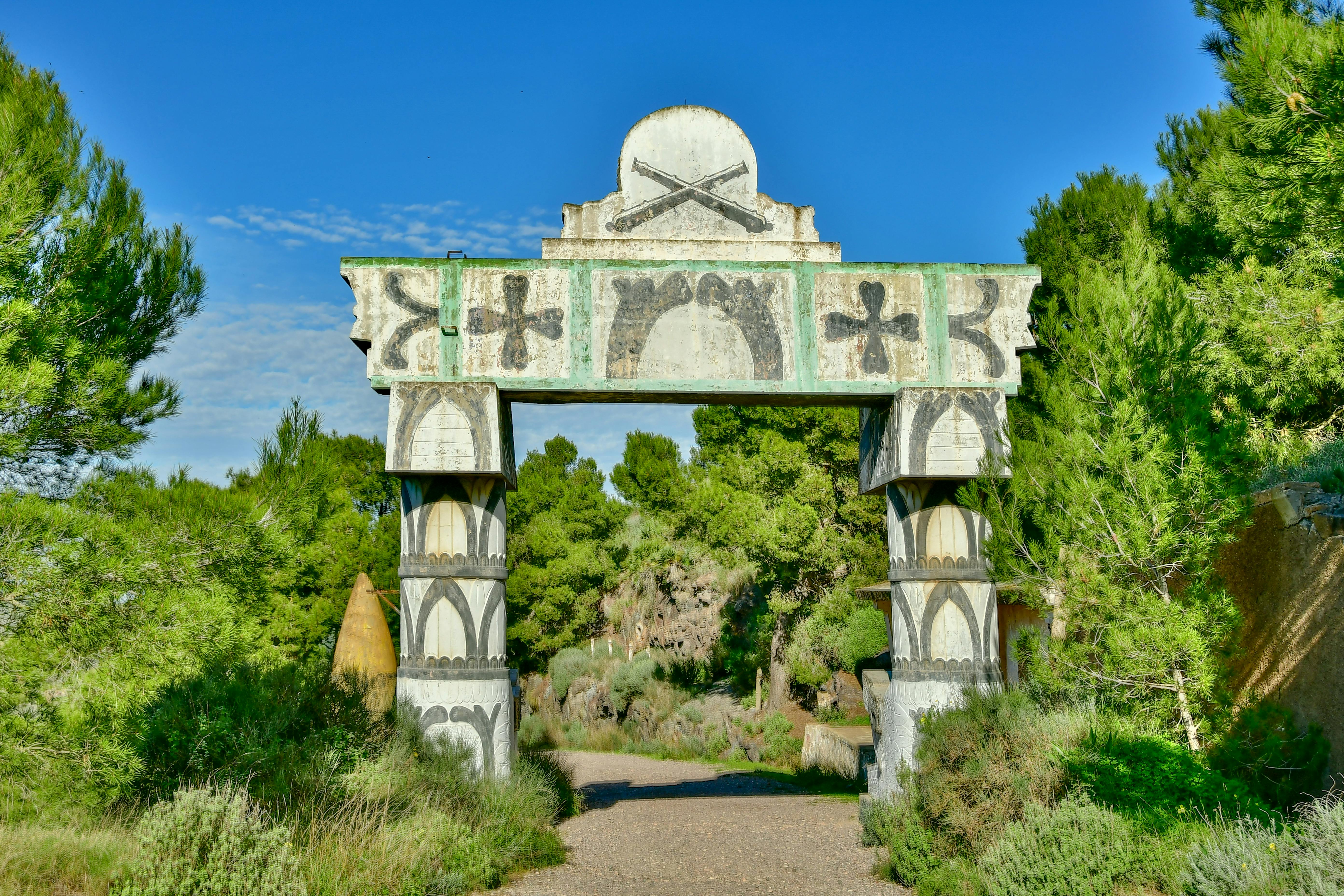 Decorated Gate to Park in Summer · Free Stock Photo