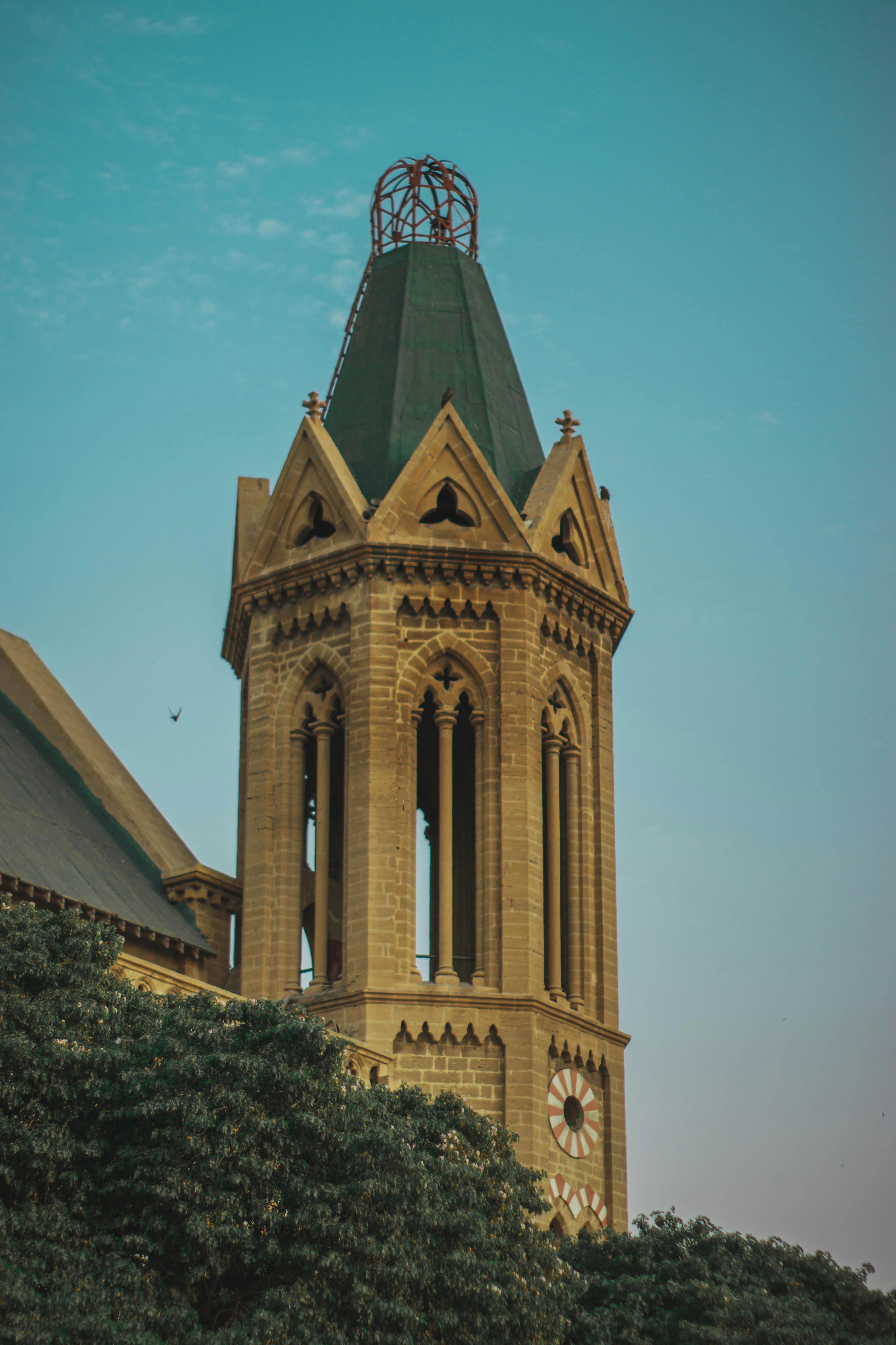 Gothic Clock Tower · Free Stock Photo