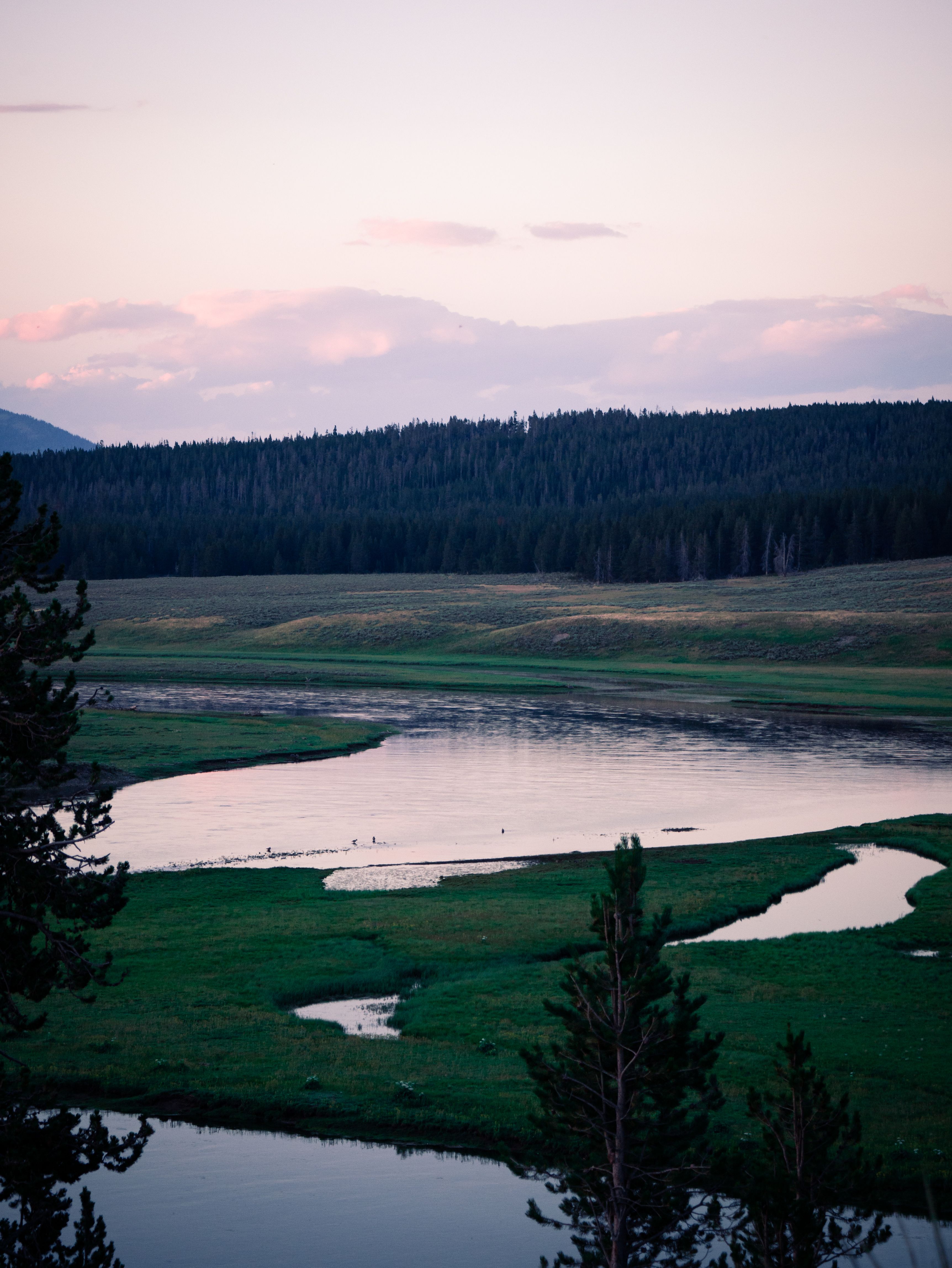 Aerial View of Lake in Field · Free Stock Photo
