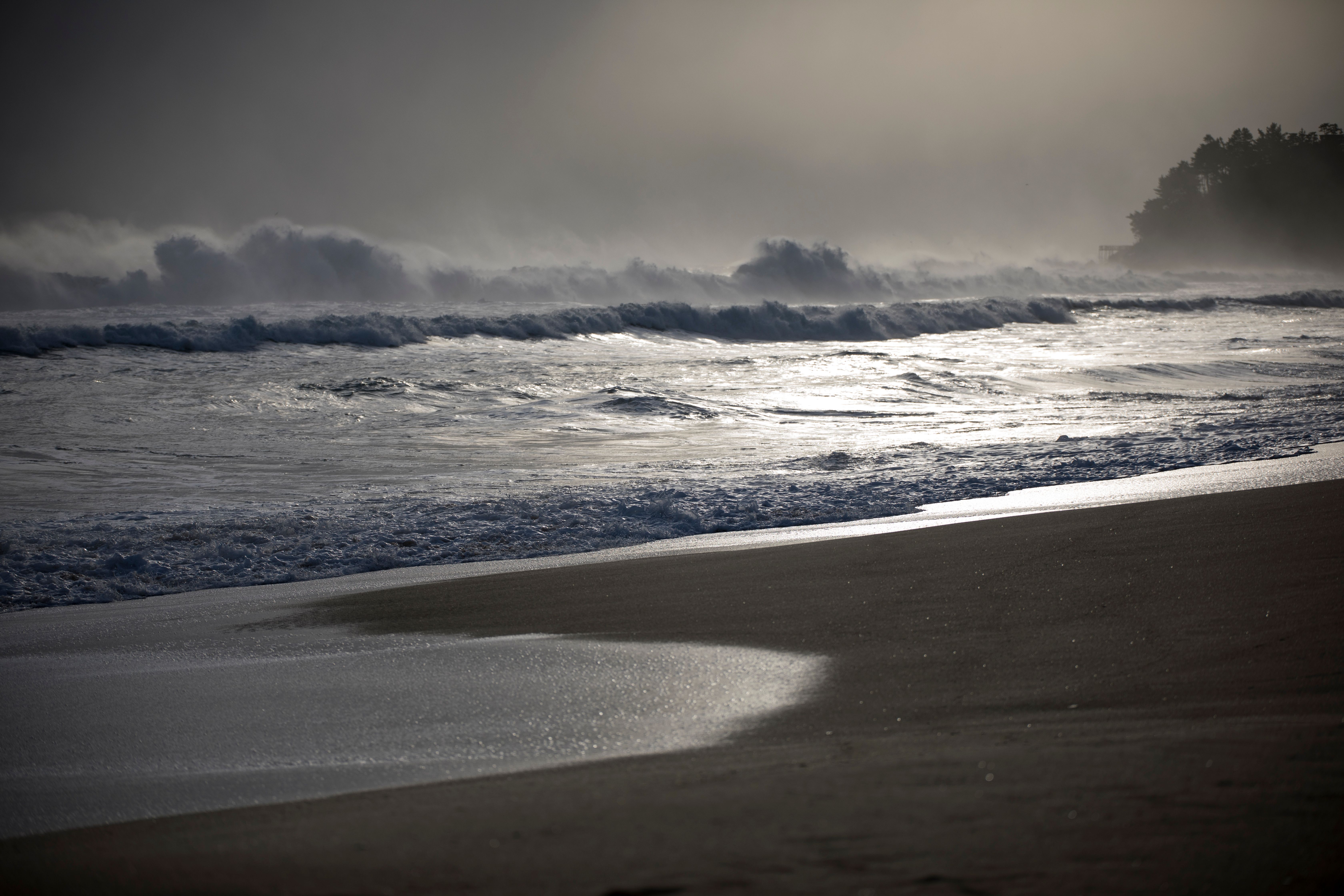 Crashing Ocean Waves on the Sea Shore · Free Stock Photo