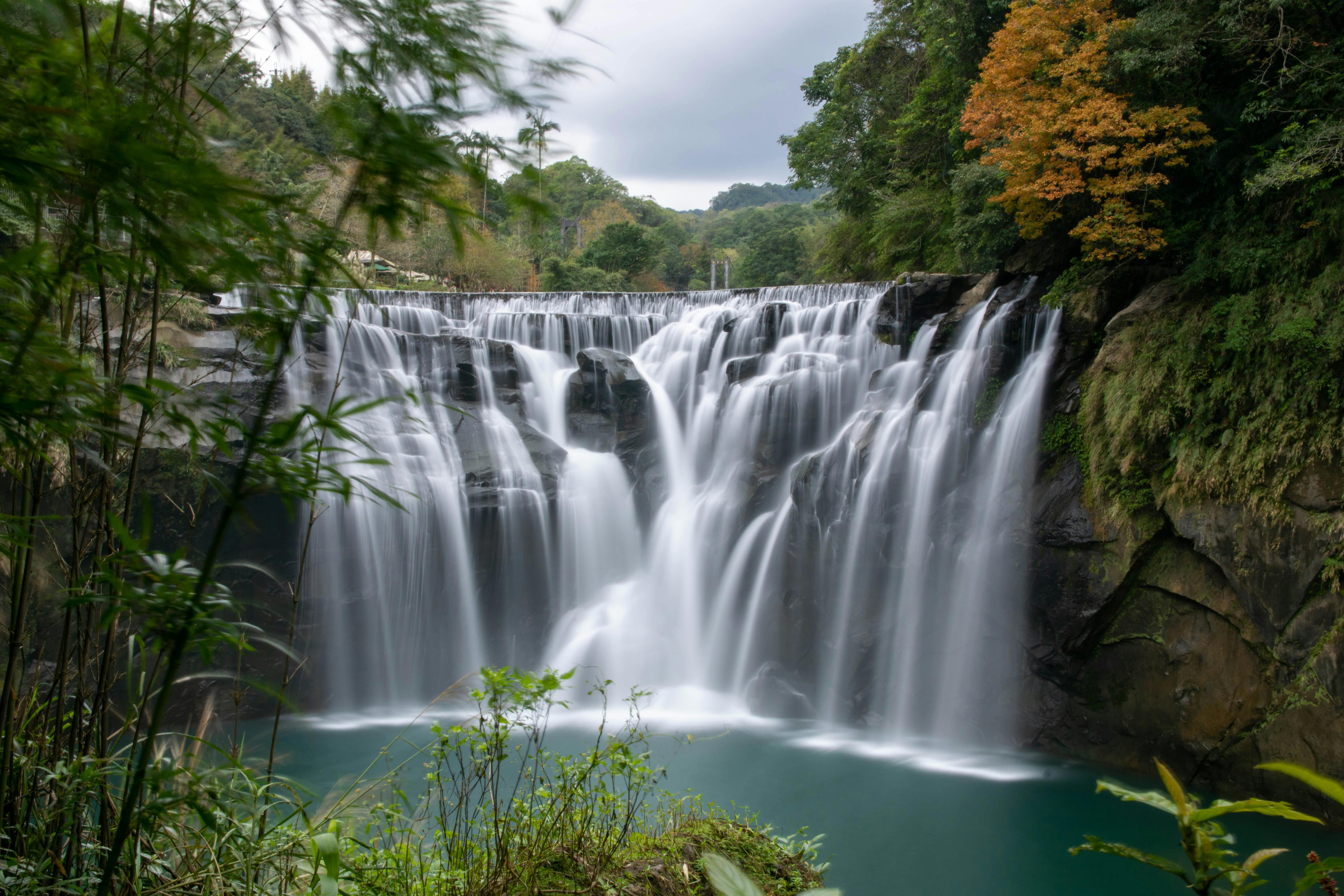 Two Waterfalls in Jungle · Free Stock Photo