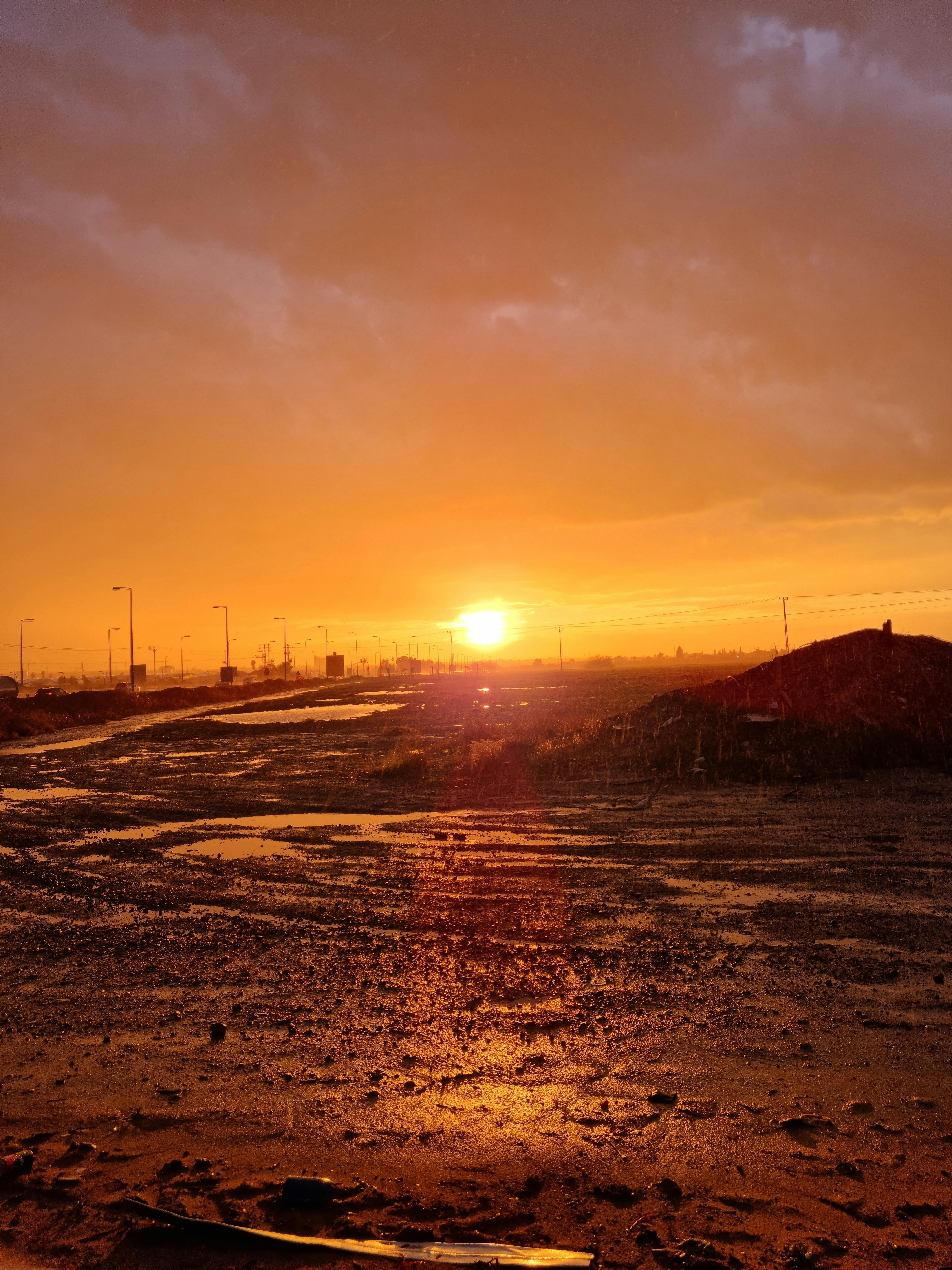 Sunset Above Desert · Free Stock Photo
