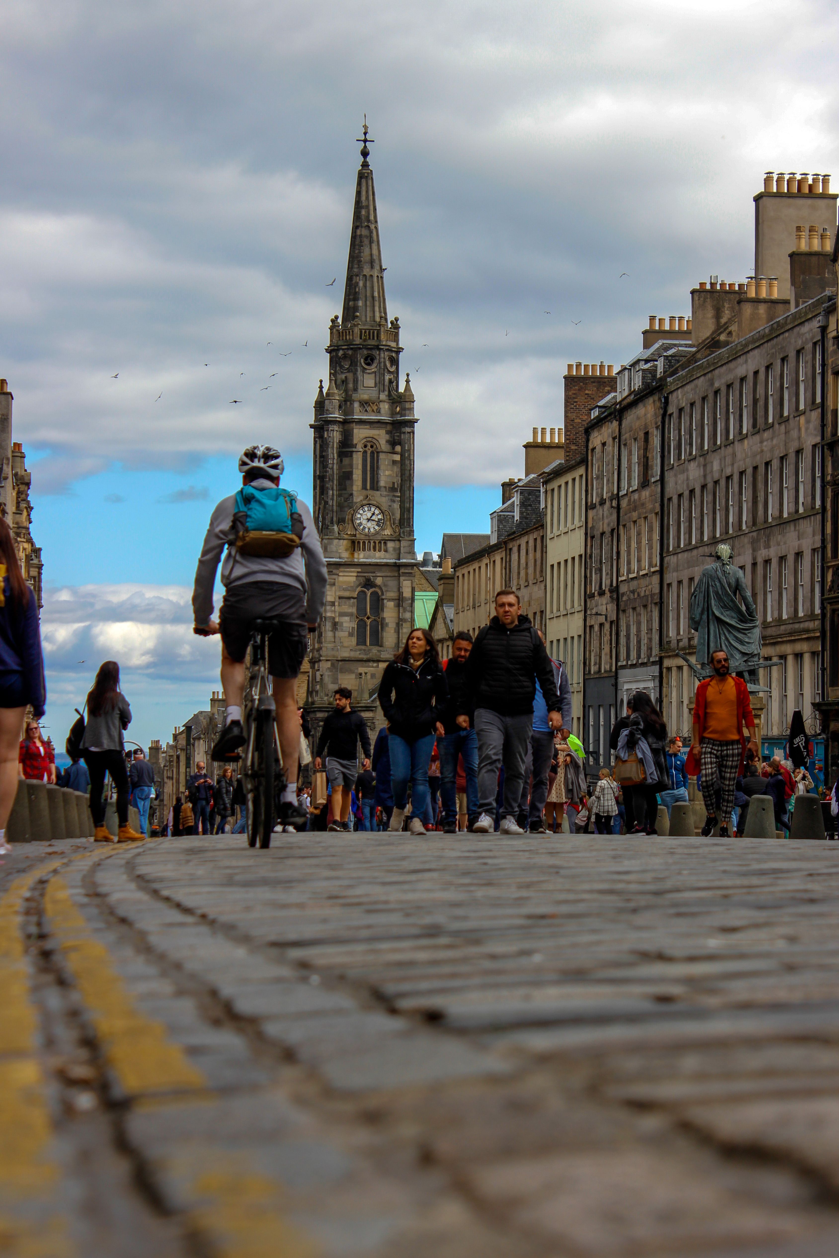Pedestrians on a Street · Free Stock Photo