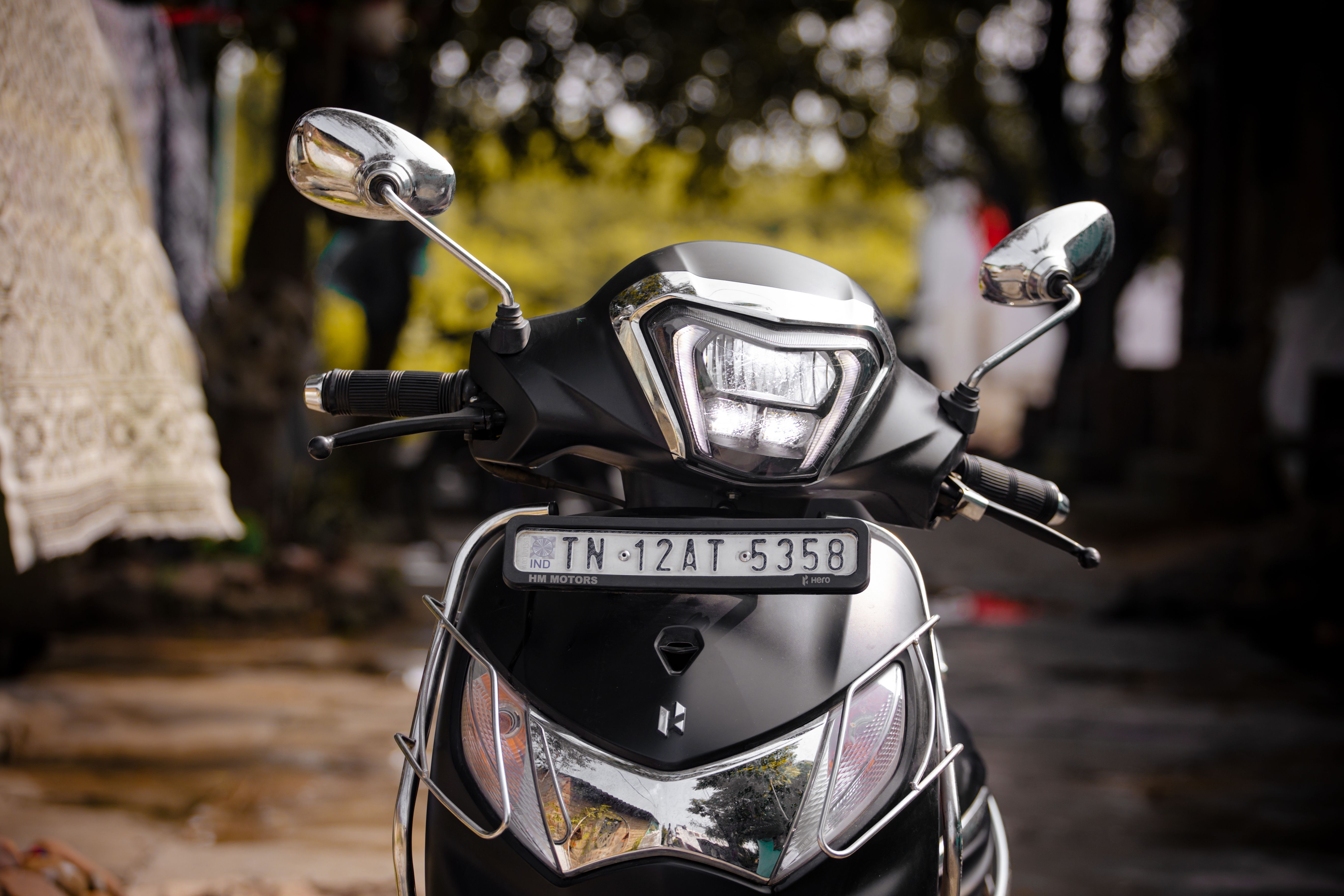 Close-Up Shot of a Motorcycle Handle Grip · Free Stock Photo