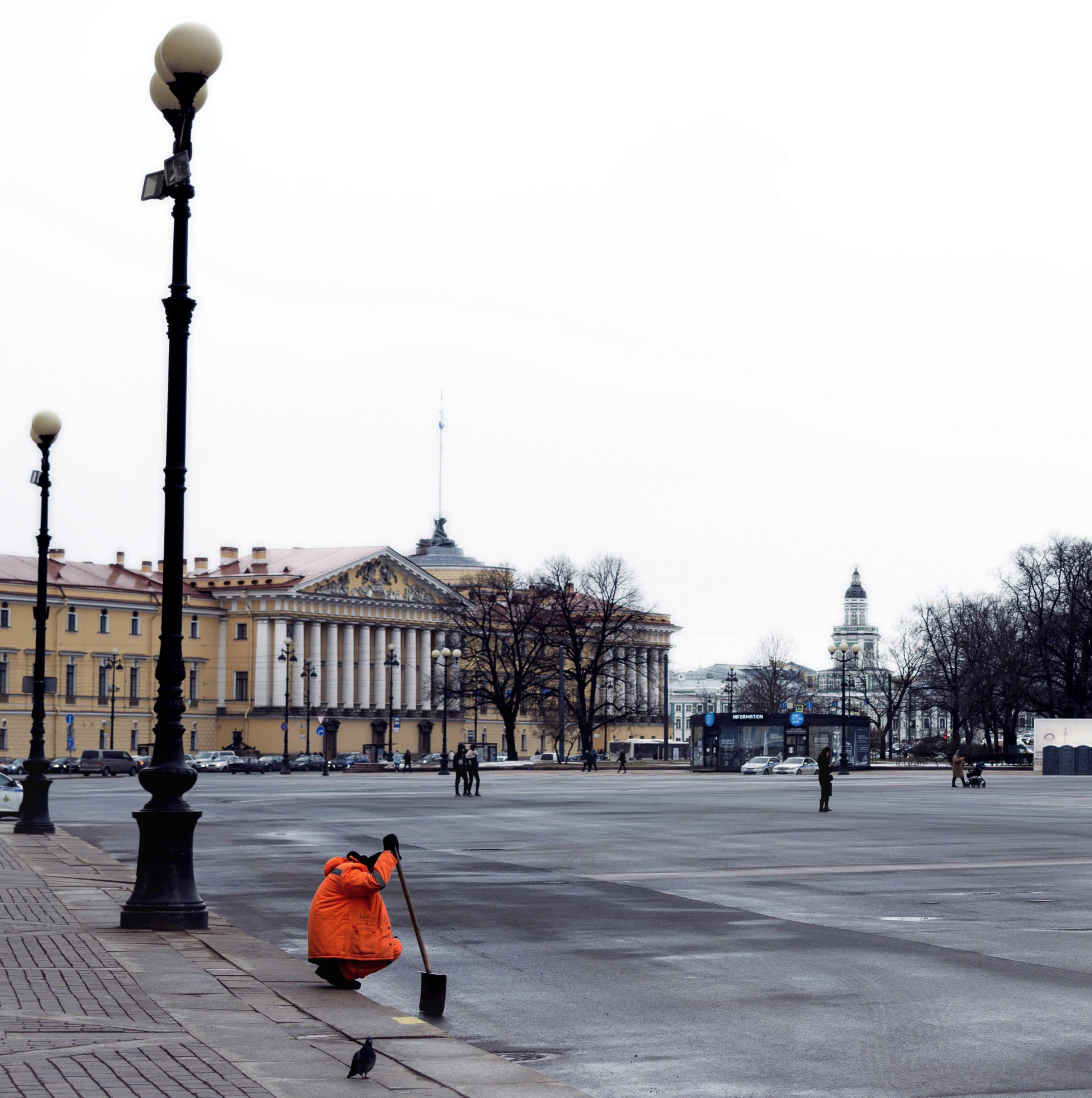 Lobanov-Rostovsky Palace Under White Sky · Free Stock Photo