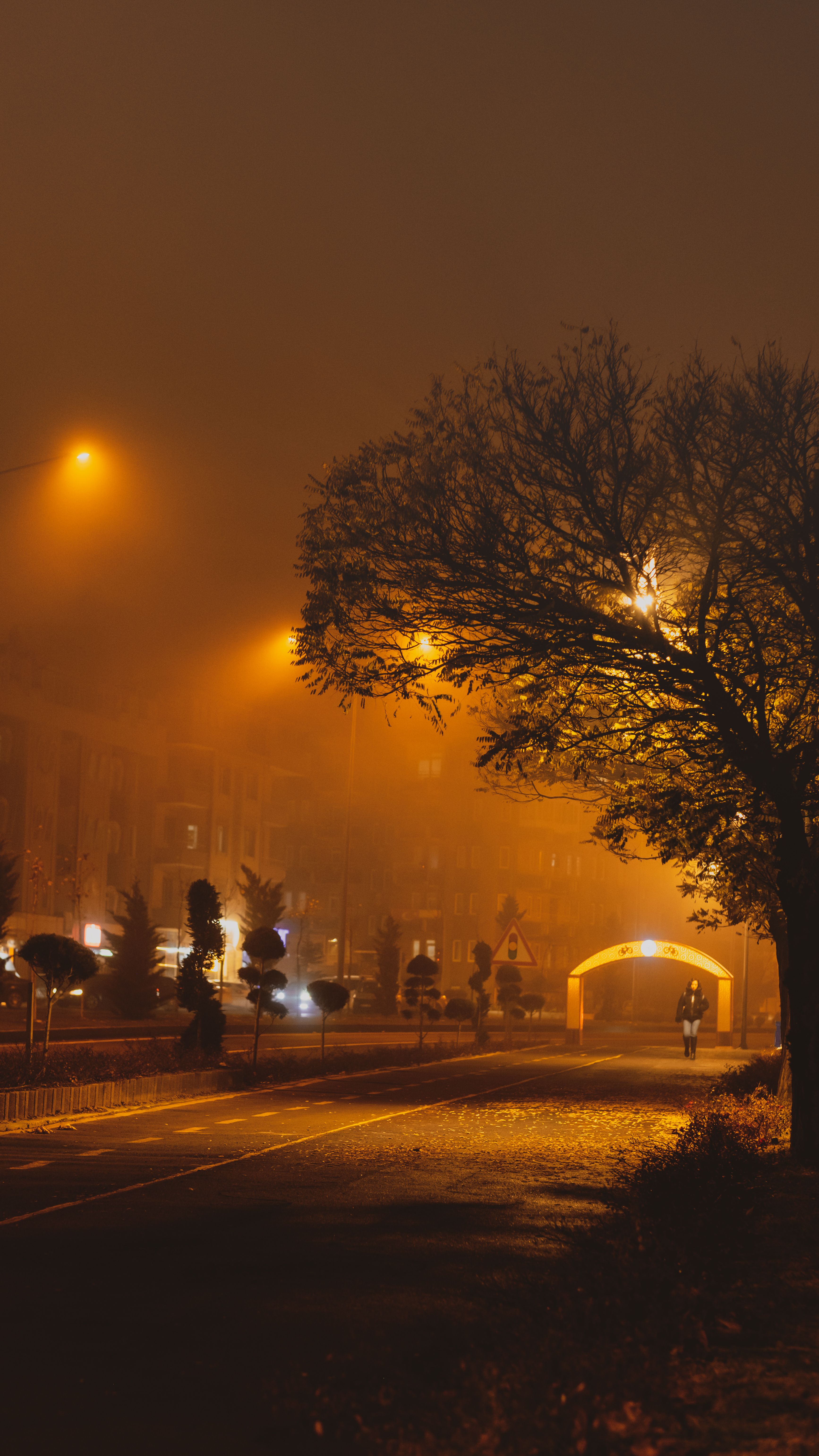 An Empty Playground During Night Time · Free Stock Photo