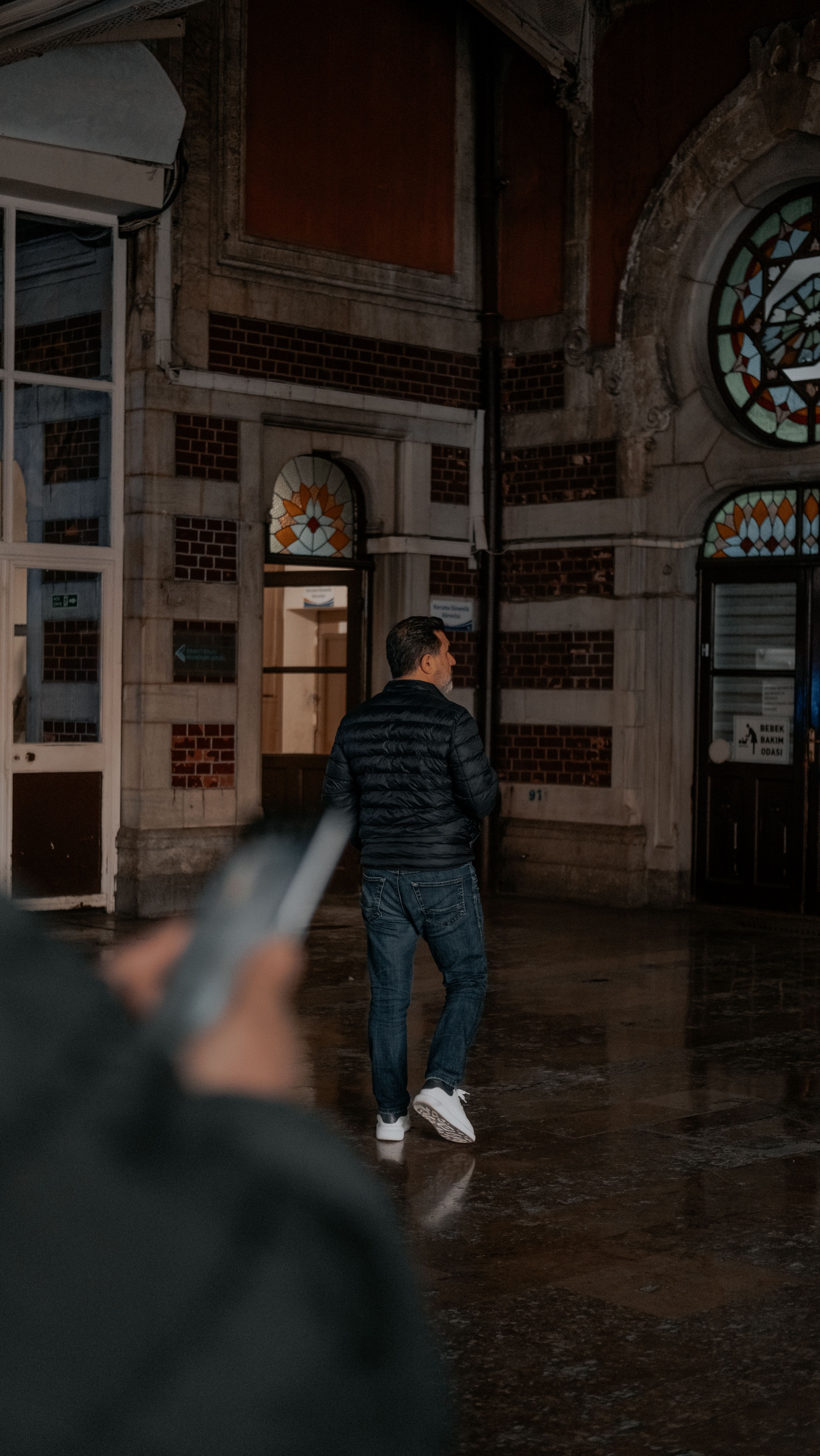 Dark Photo of Men in a Hallway · Free Stock Photo