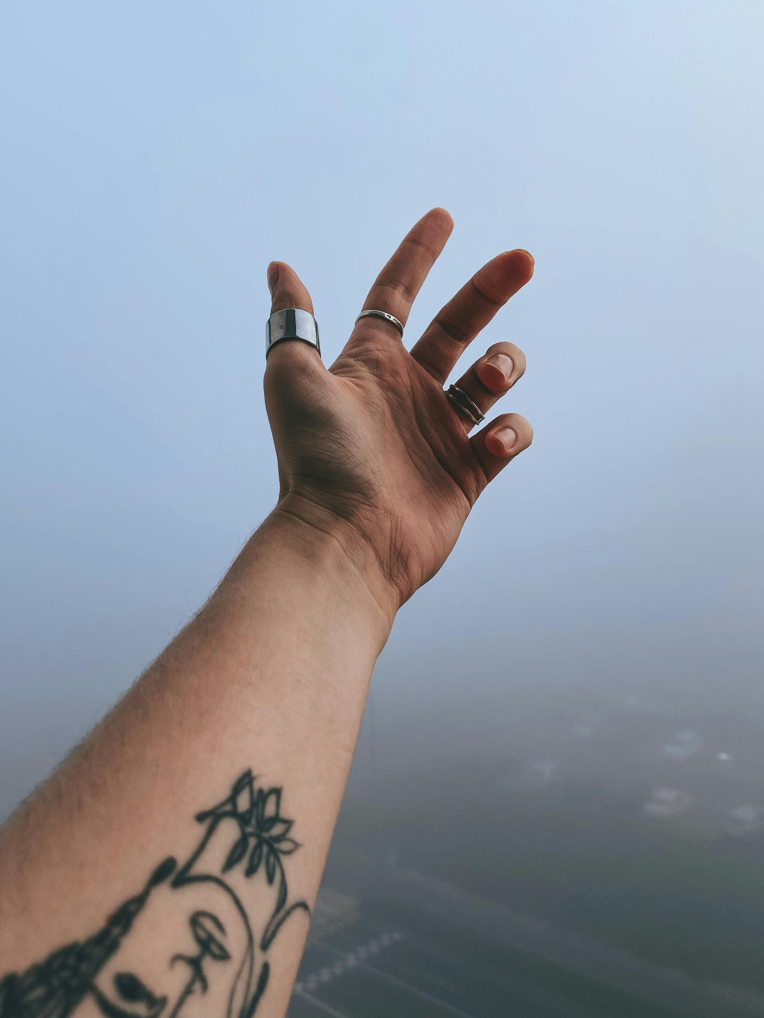 Close-Up Photo of Person's Left Hand · Free Stock Photo