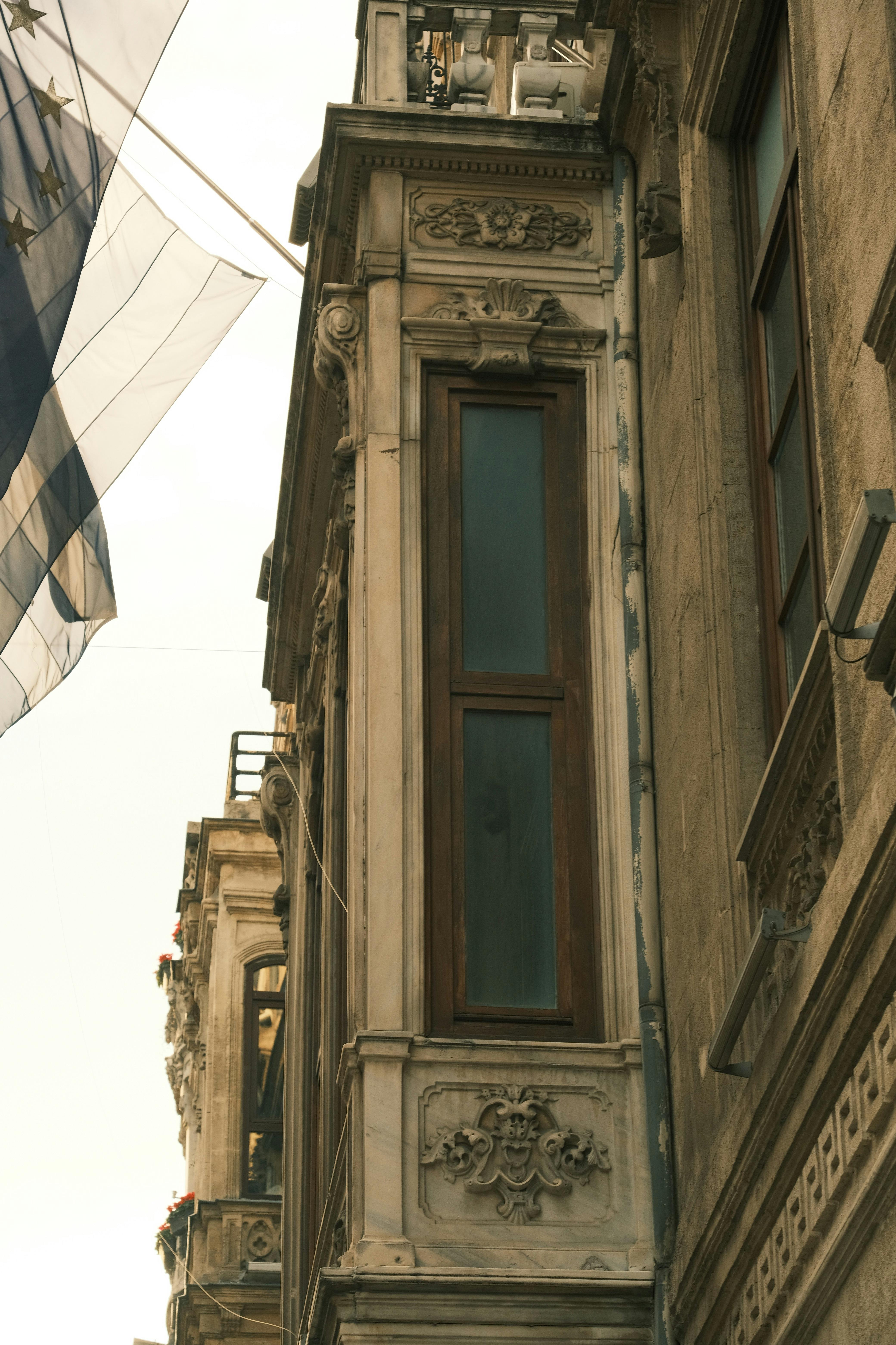 Wooden Glass Window of an Old Building · Free Stock Photo