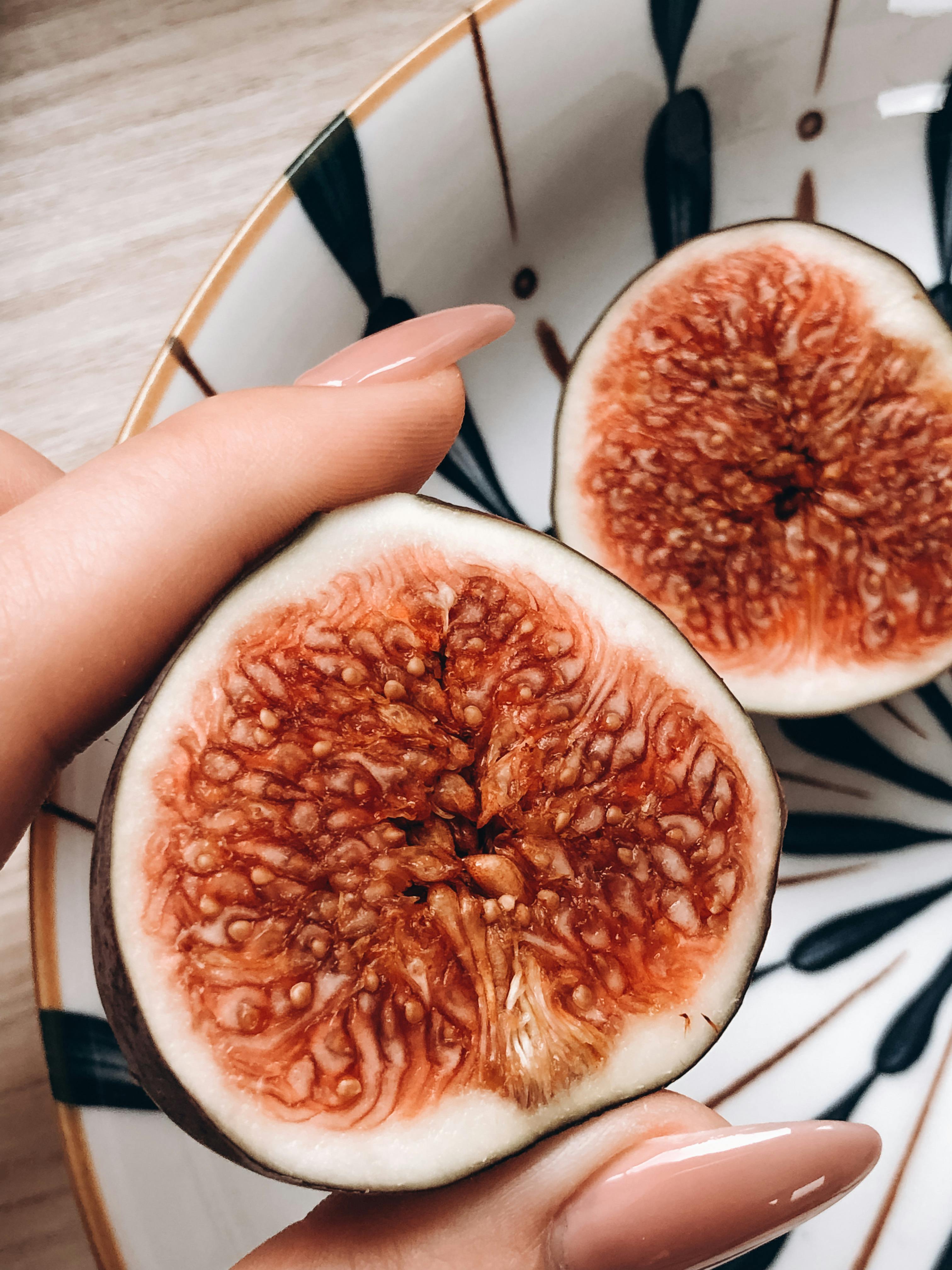 Photo of a Fig Cut in Half · Free Stock Photo