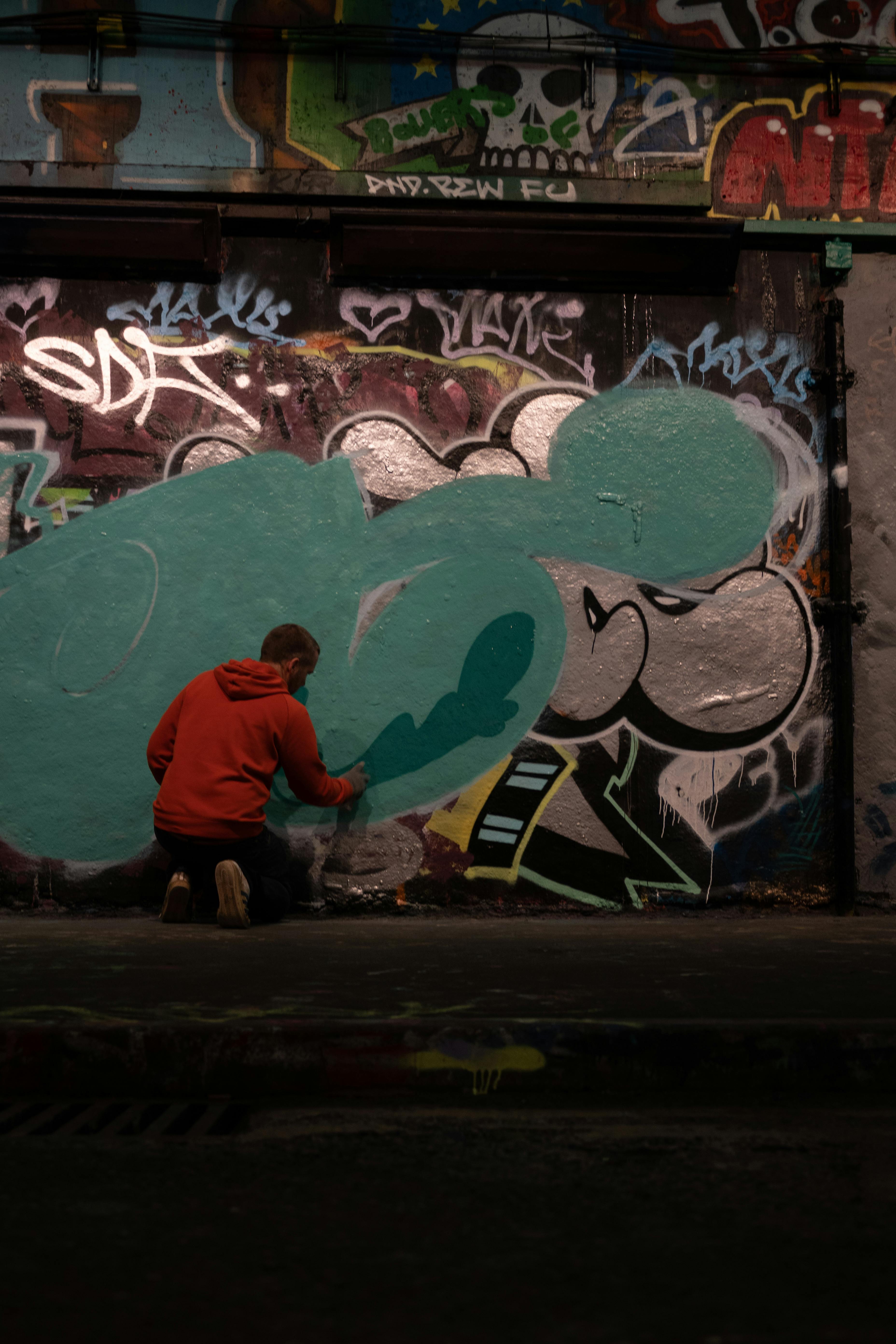 Allen Iverson of Sixers Graffiti Wall · Free Stock Photo