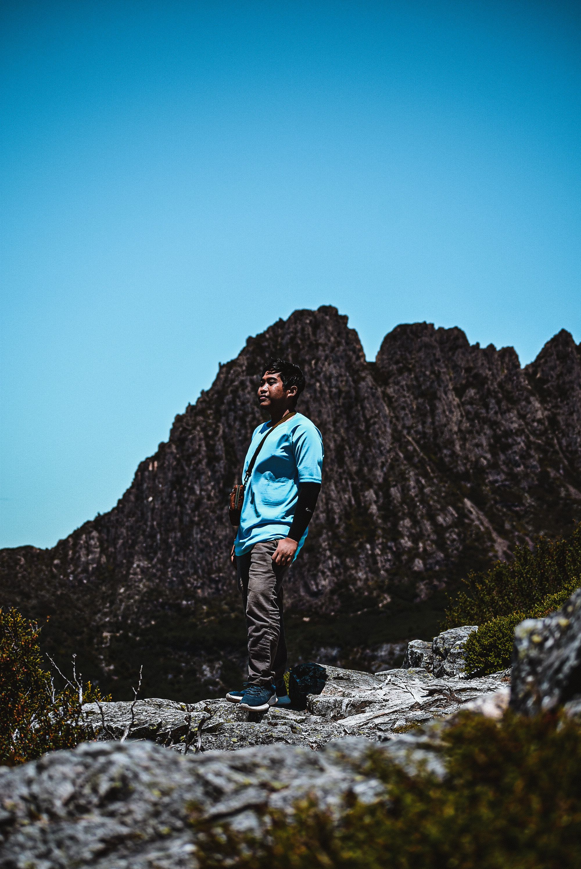 Man Staring At A Mountain Photos, Download The BEST Free Man Staring At ...
