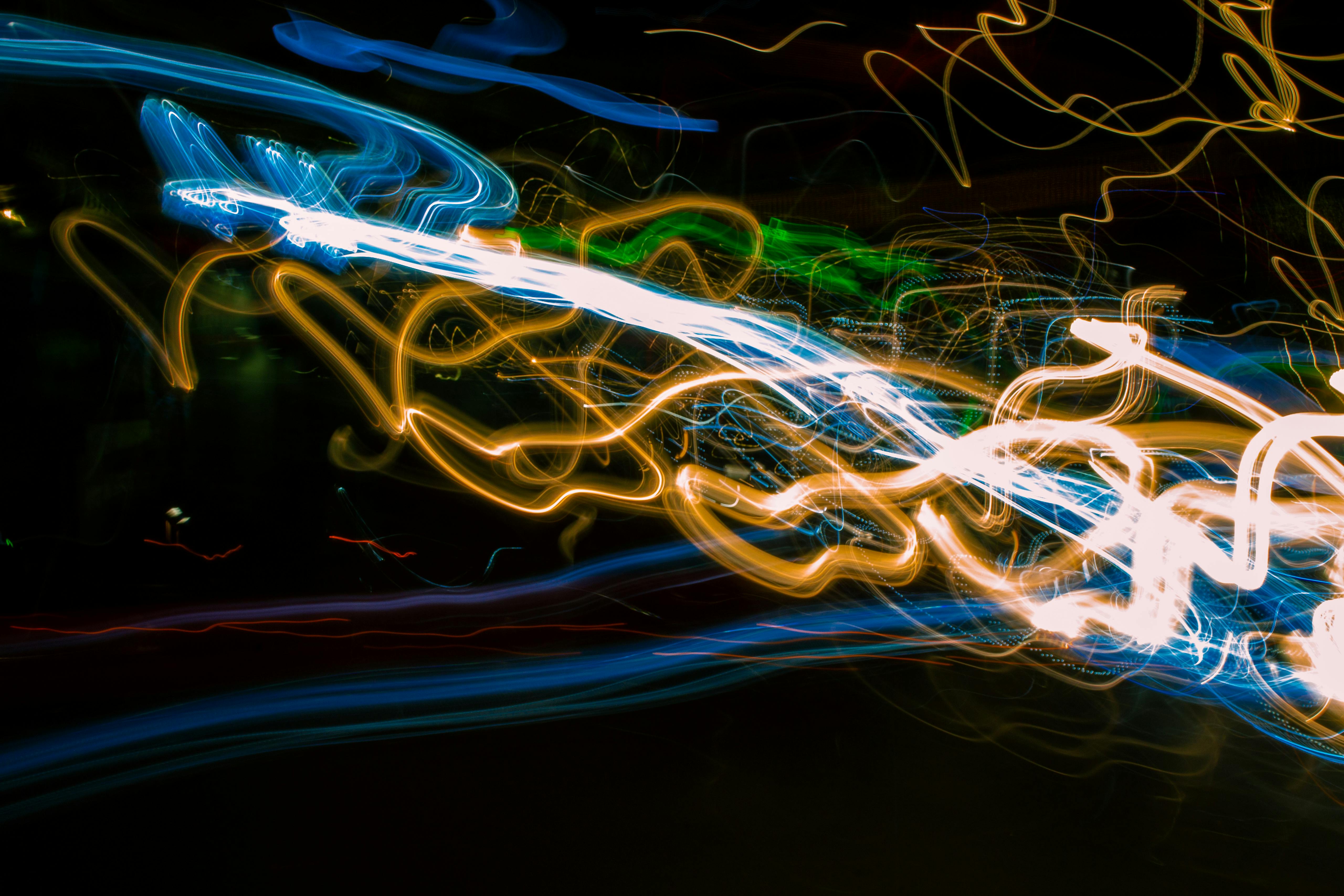 Colorful Illuminations at Night · Free Stock Photo