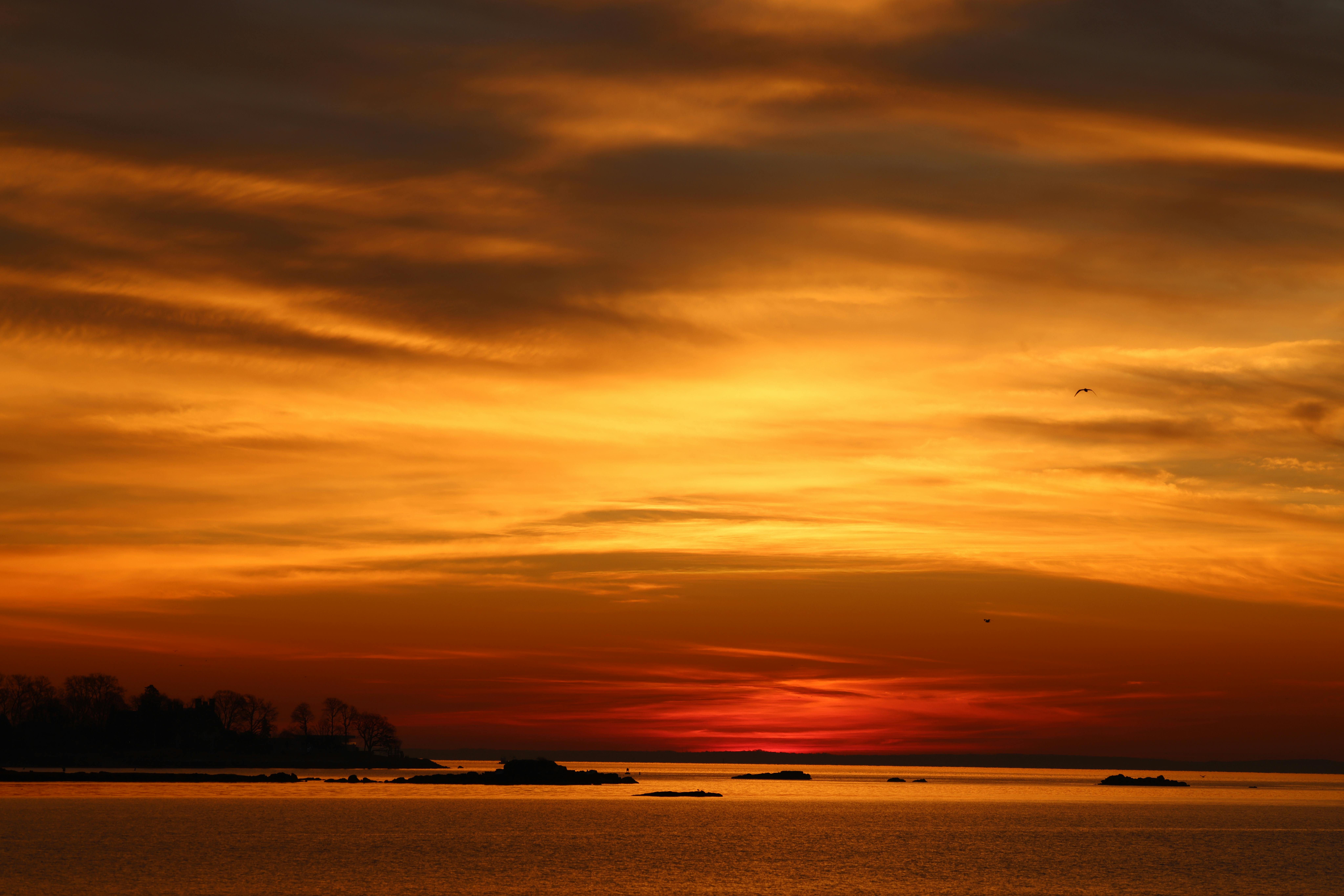 Photo of the Sea During Sunset · Free Stock Photo