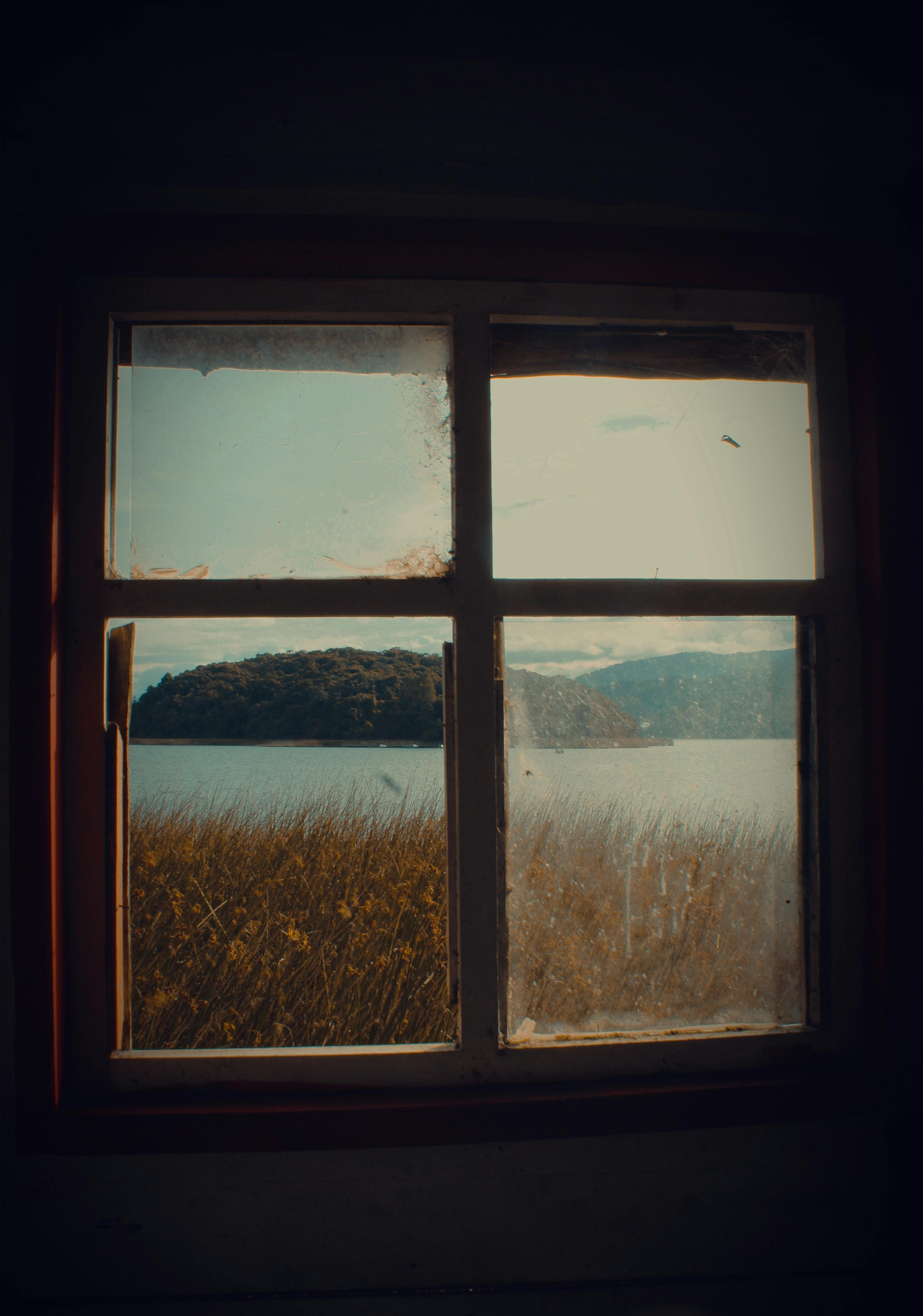River Seen through Window · Free Stock Photo