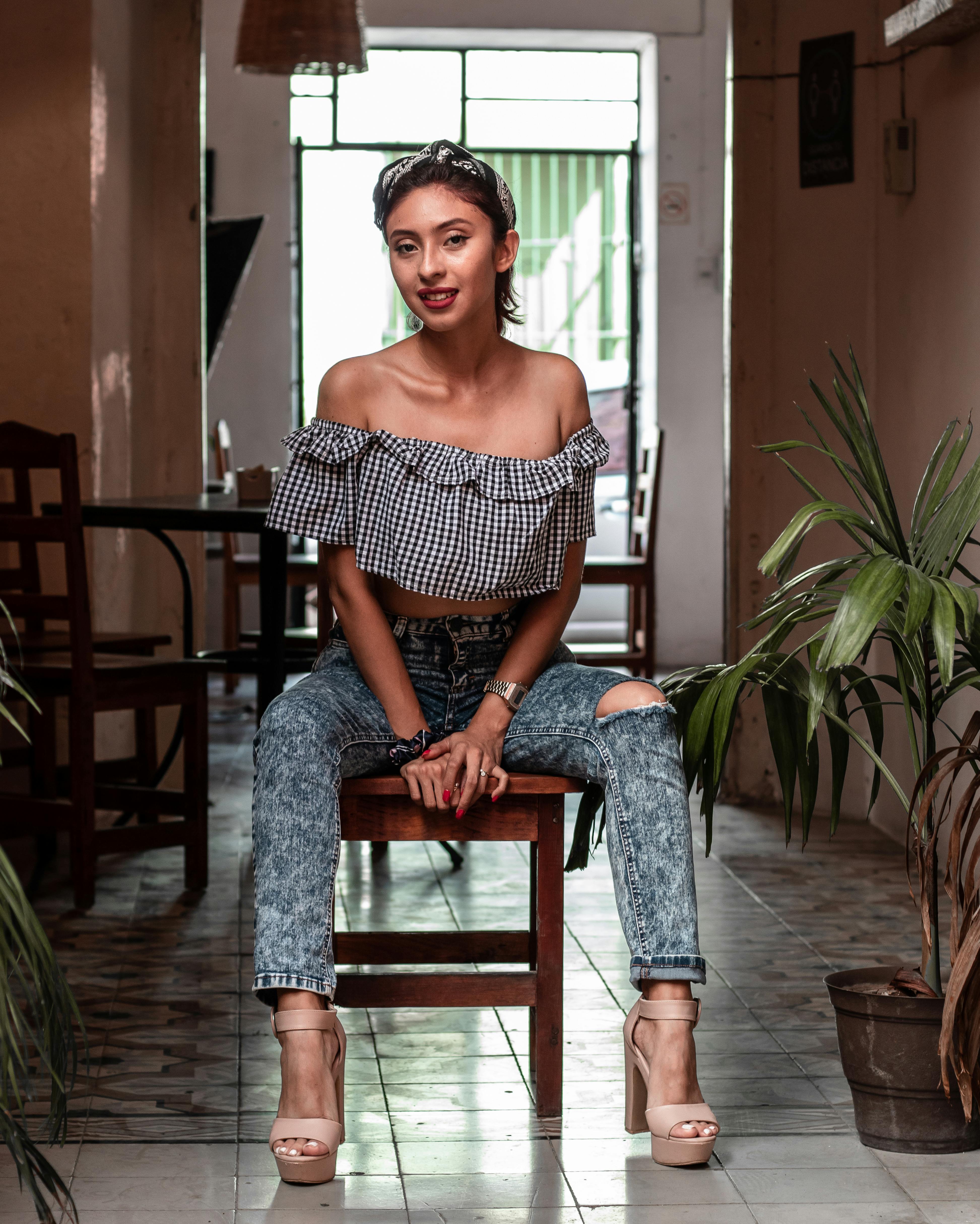 Woman Sitting on Chair · Free Stock Photo