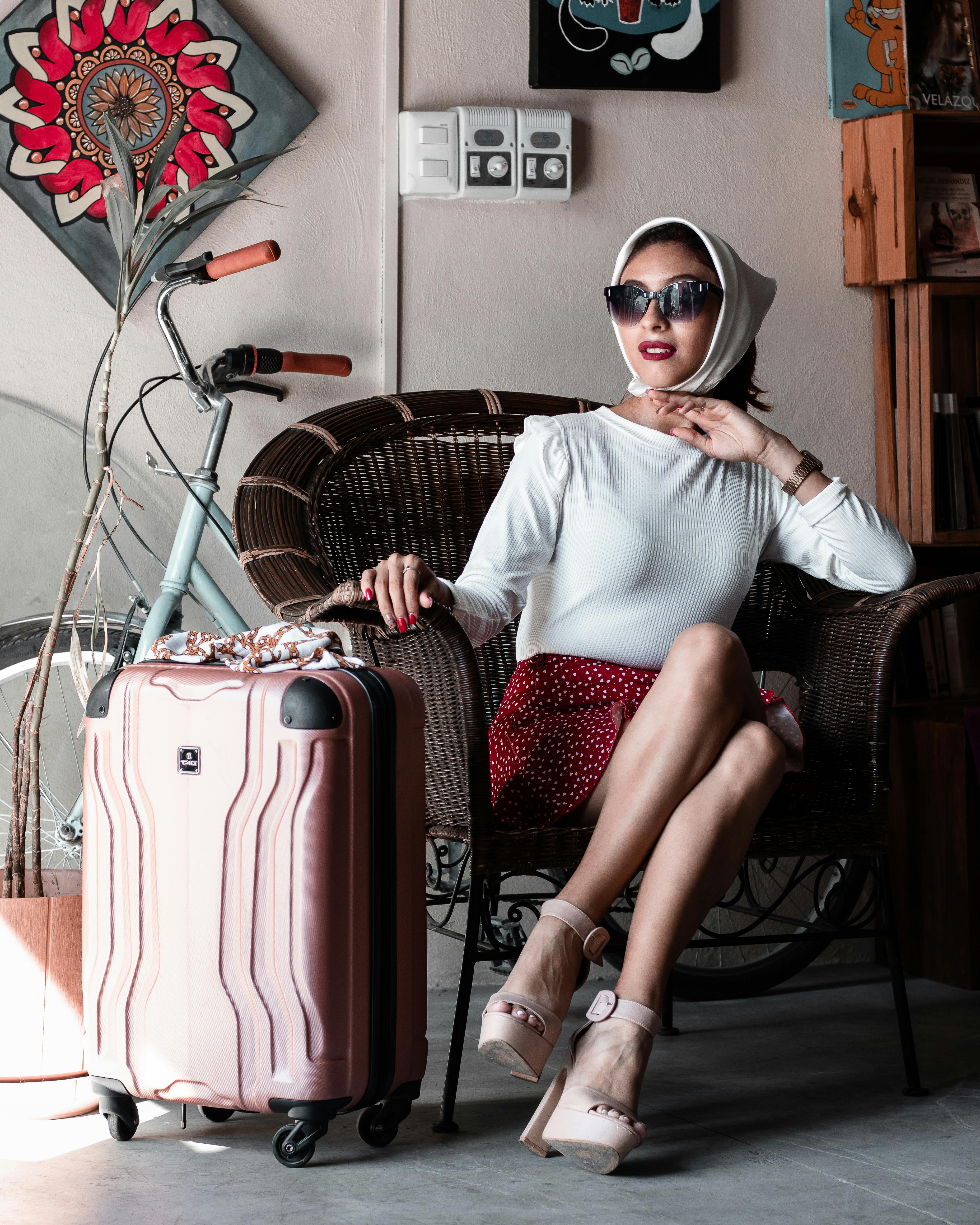 Photograph of a Woman with a White Headscarf · Free Stock Photo