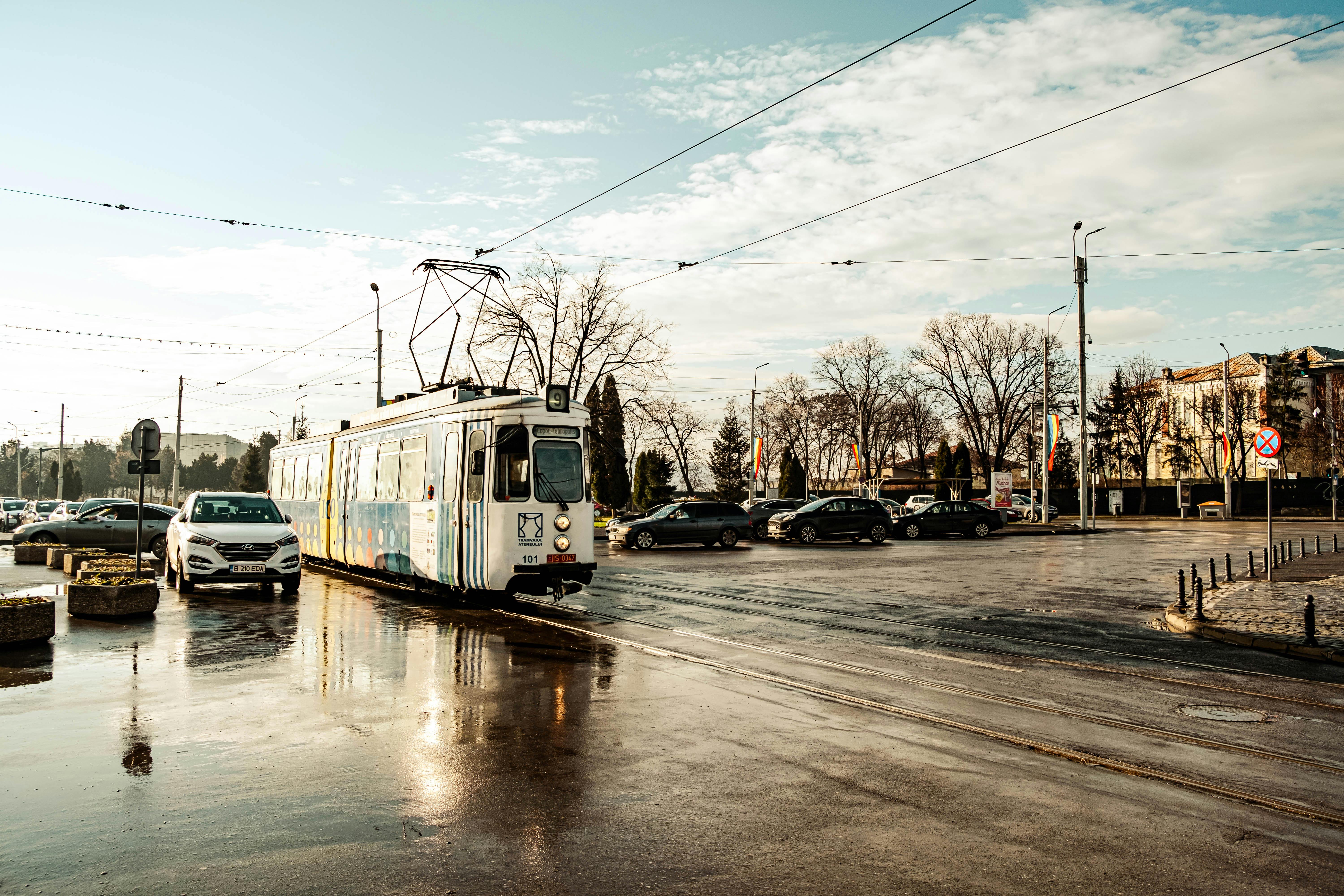 A Tram in a City · Free Stock Photo