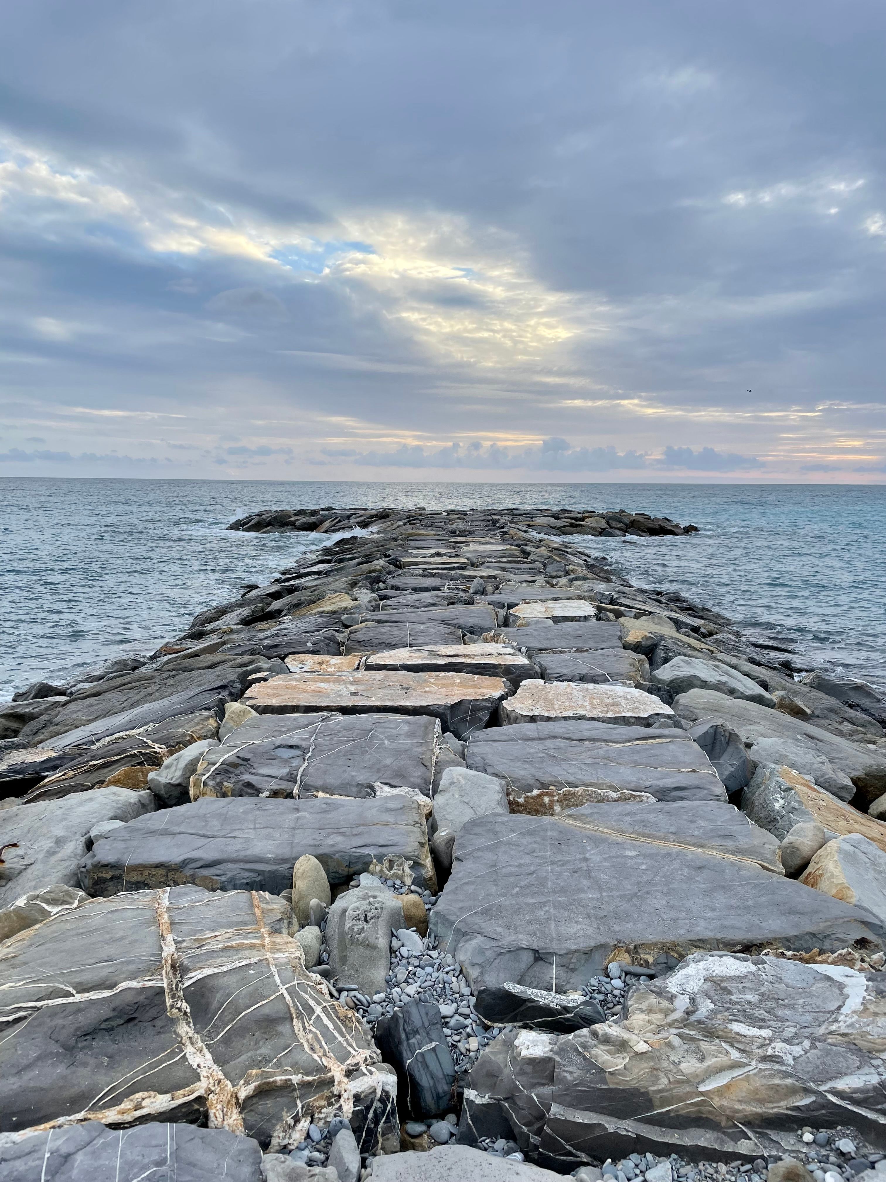 Pier and Building on Sea Shore · Free Stock Photo