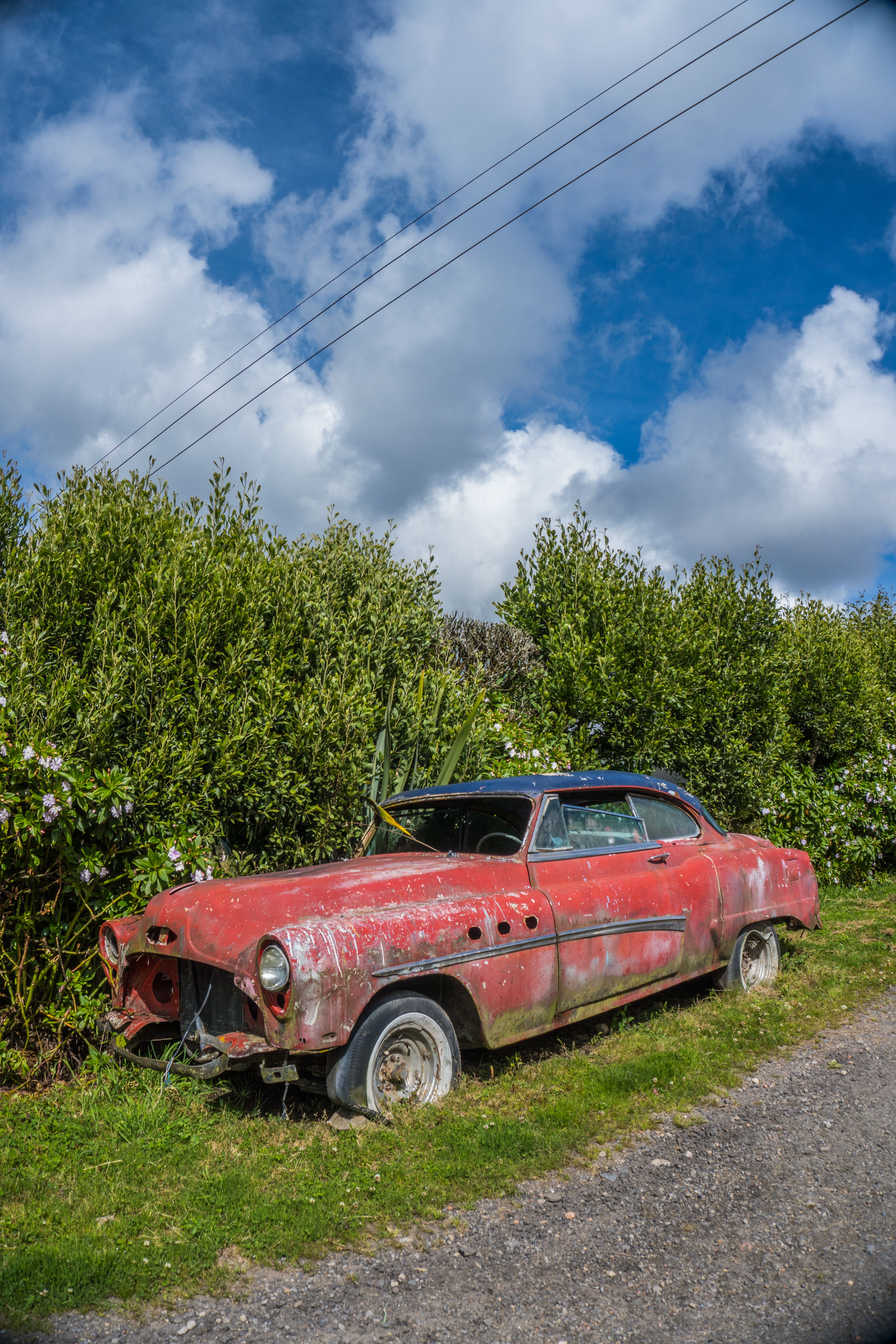 Broken Car on the Side of the Road · Free Stock Photo