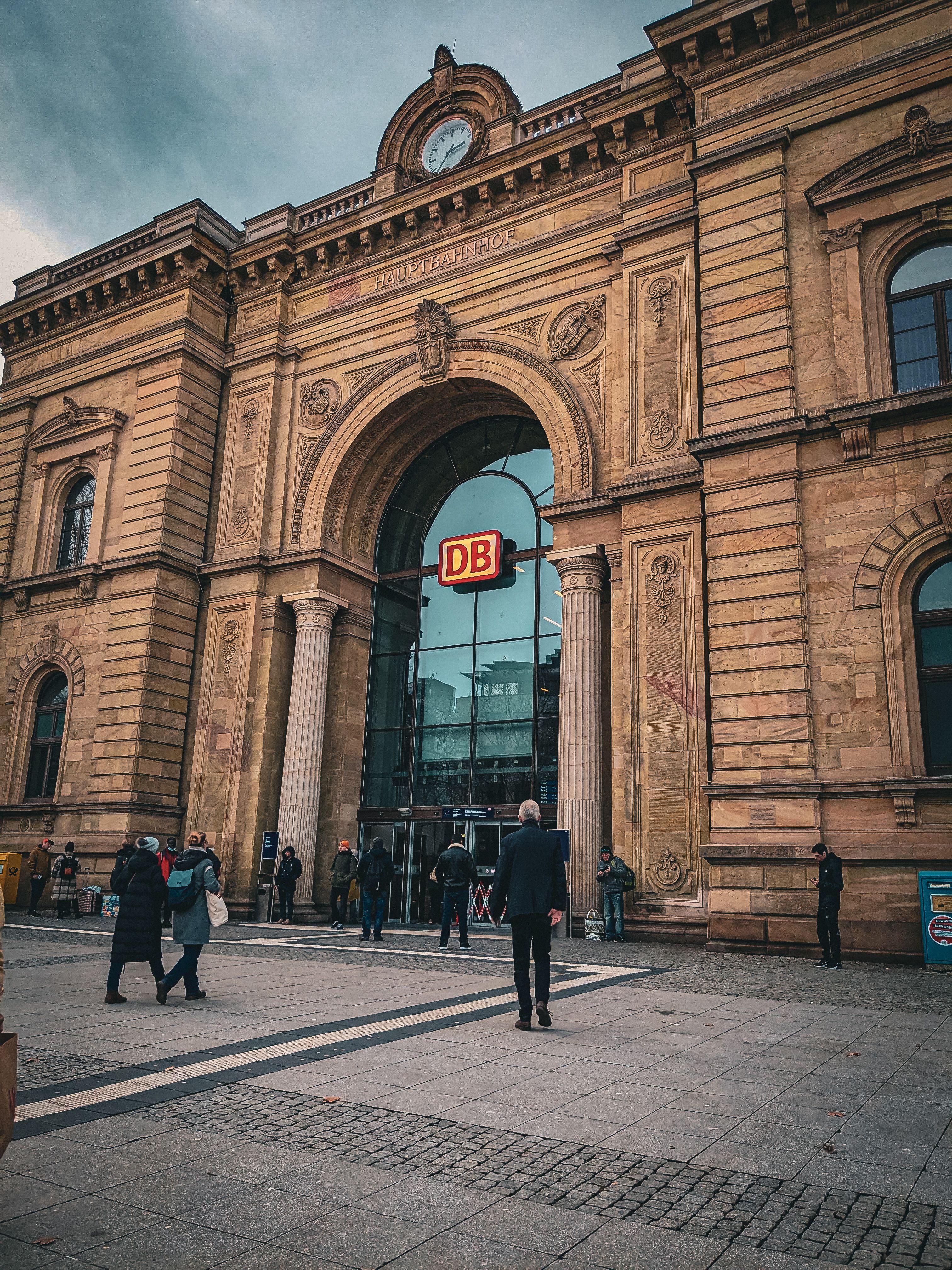 Facade of Railway Station · Free Stock Photo