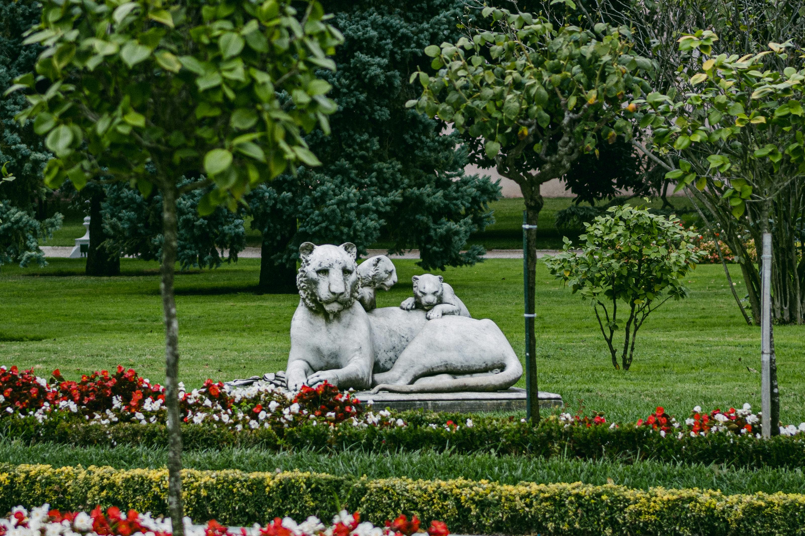 Lioness Statue in the Park · Free Stock Photo