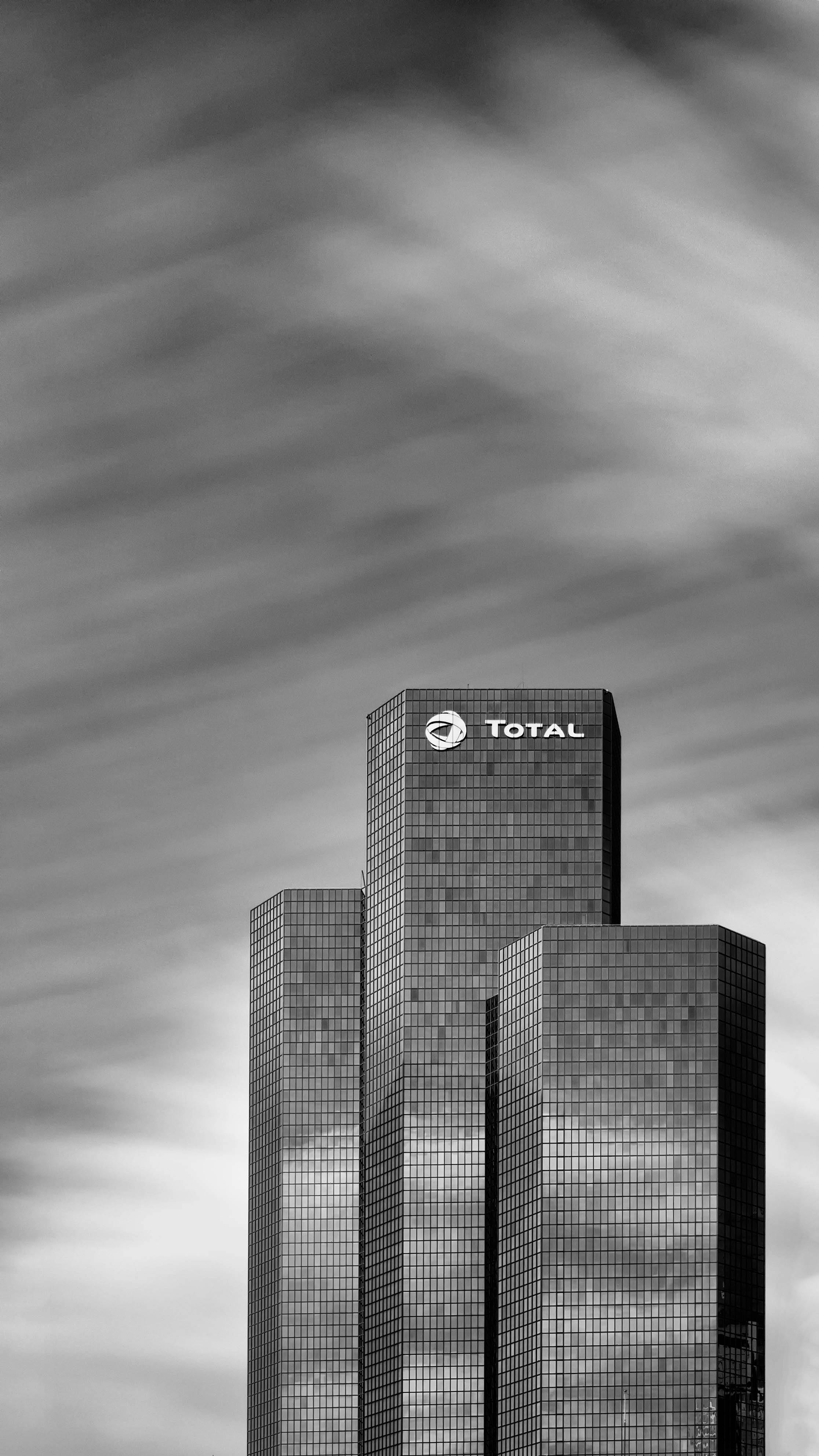 Total Building Greyscale Photo · Free Stock Photo