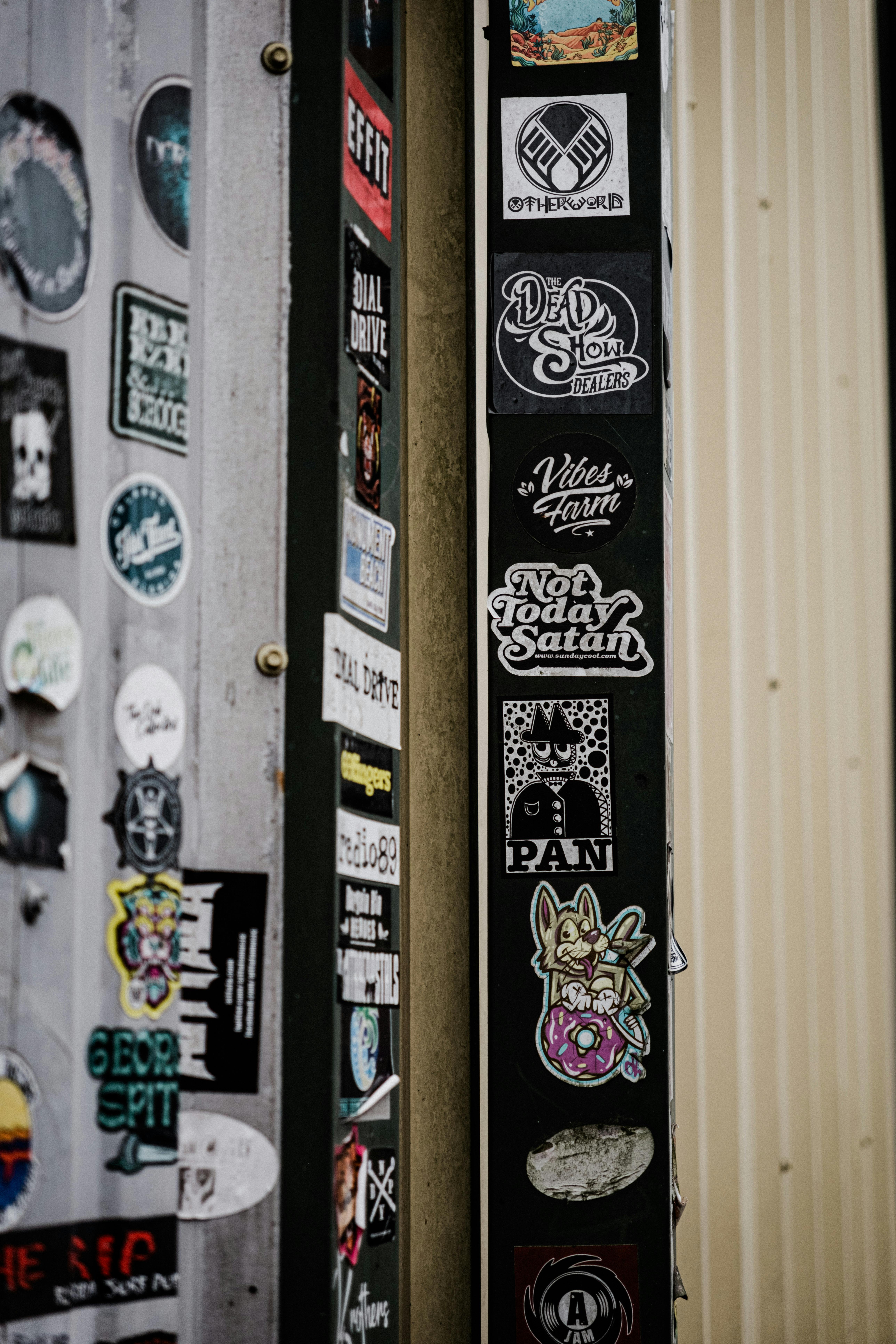 Street Pole With Stickers Photos, Download The BEST Free Street Pole ...