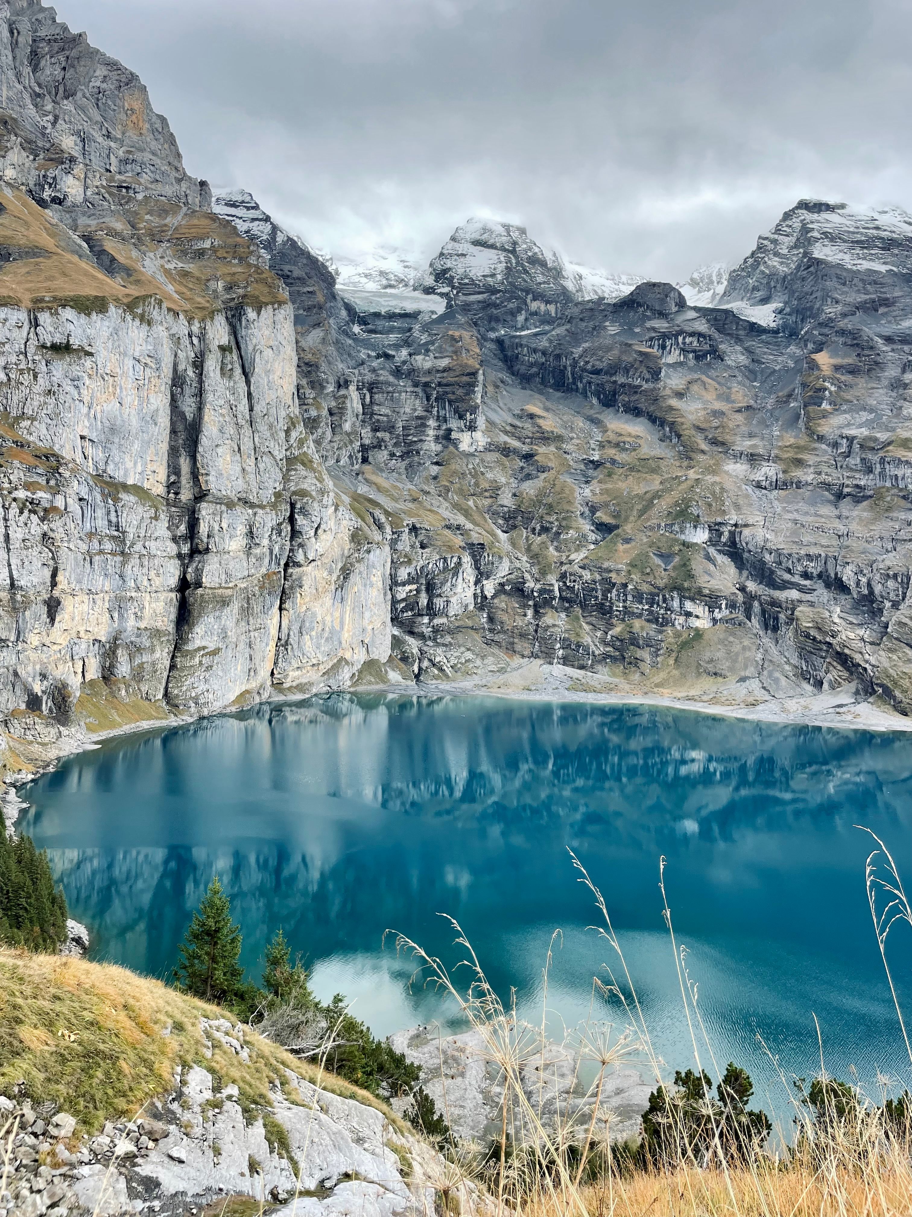 Blue Lake In Granite Mountains Free Stock Photo
