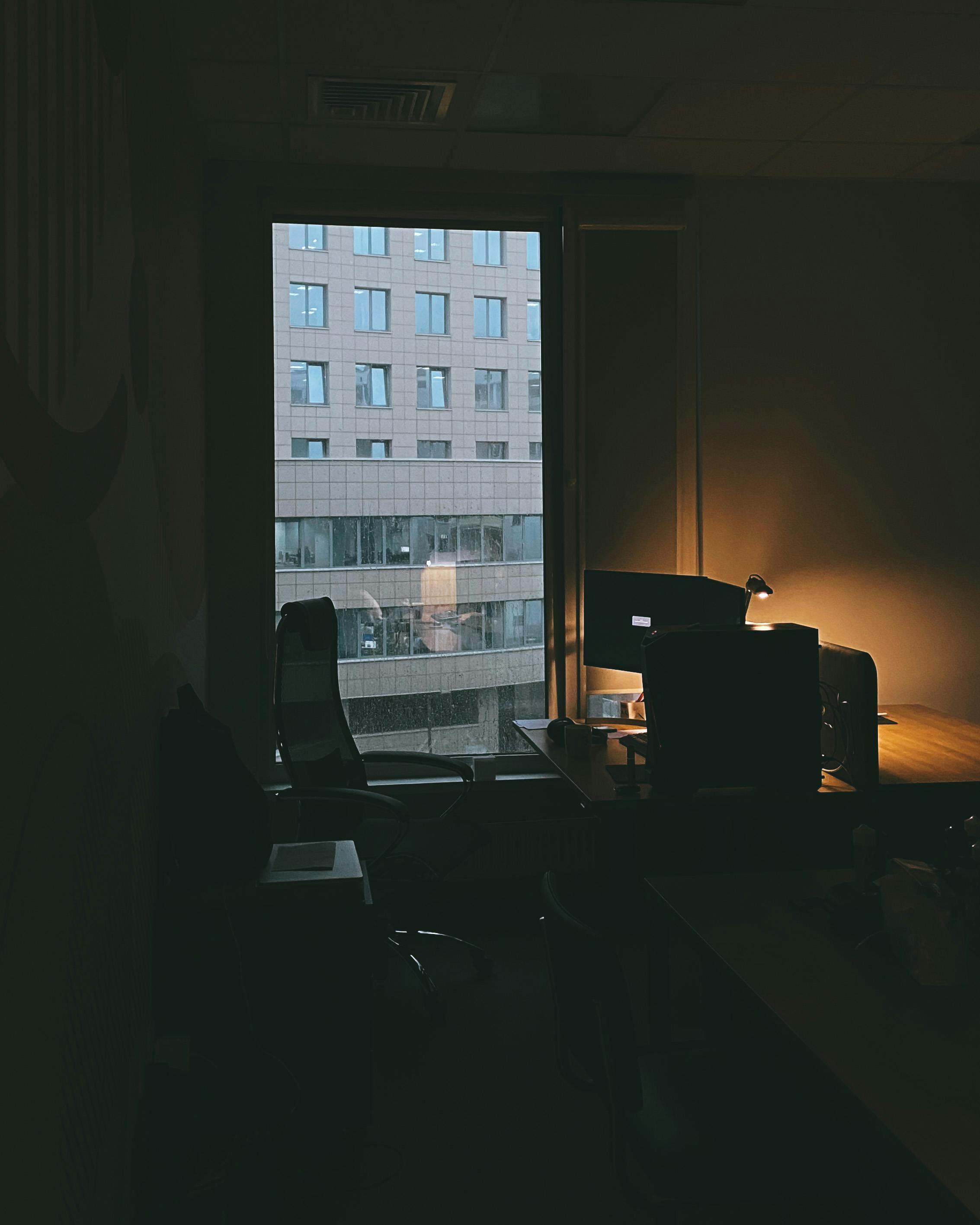A Dimly Lit Office Room Photos, Download The BEST Free A Dimly Lit ...