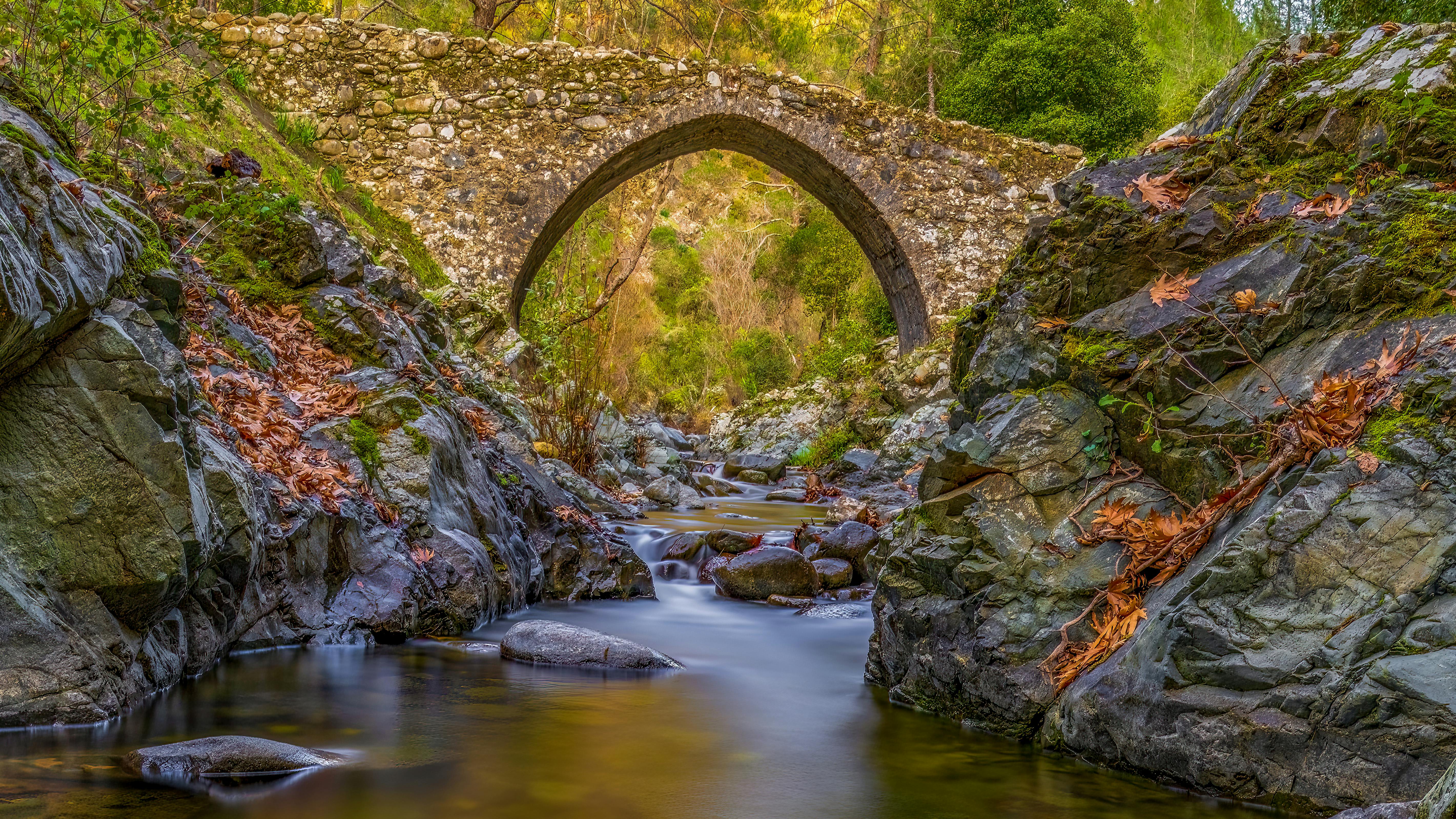 Concrete Bridge Over Rocky River · Free Stock Photo