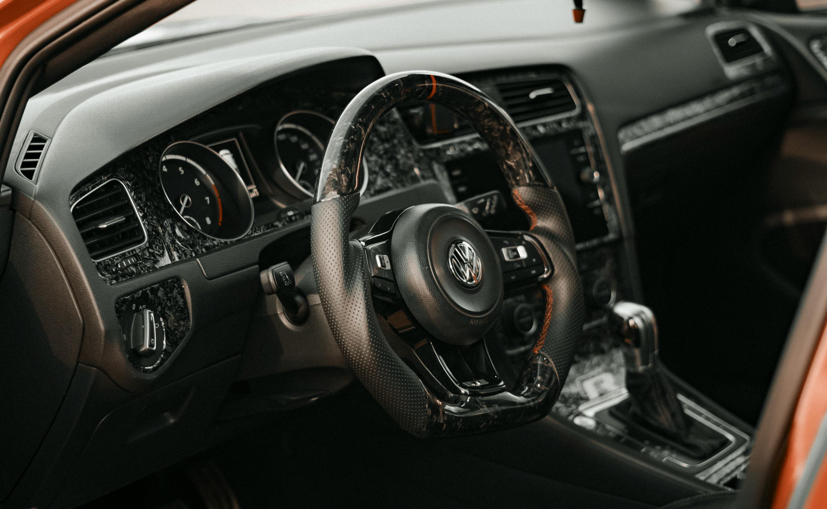 Steering Wheel in Car · Free Stock Photo