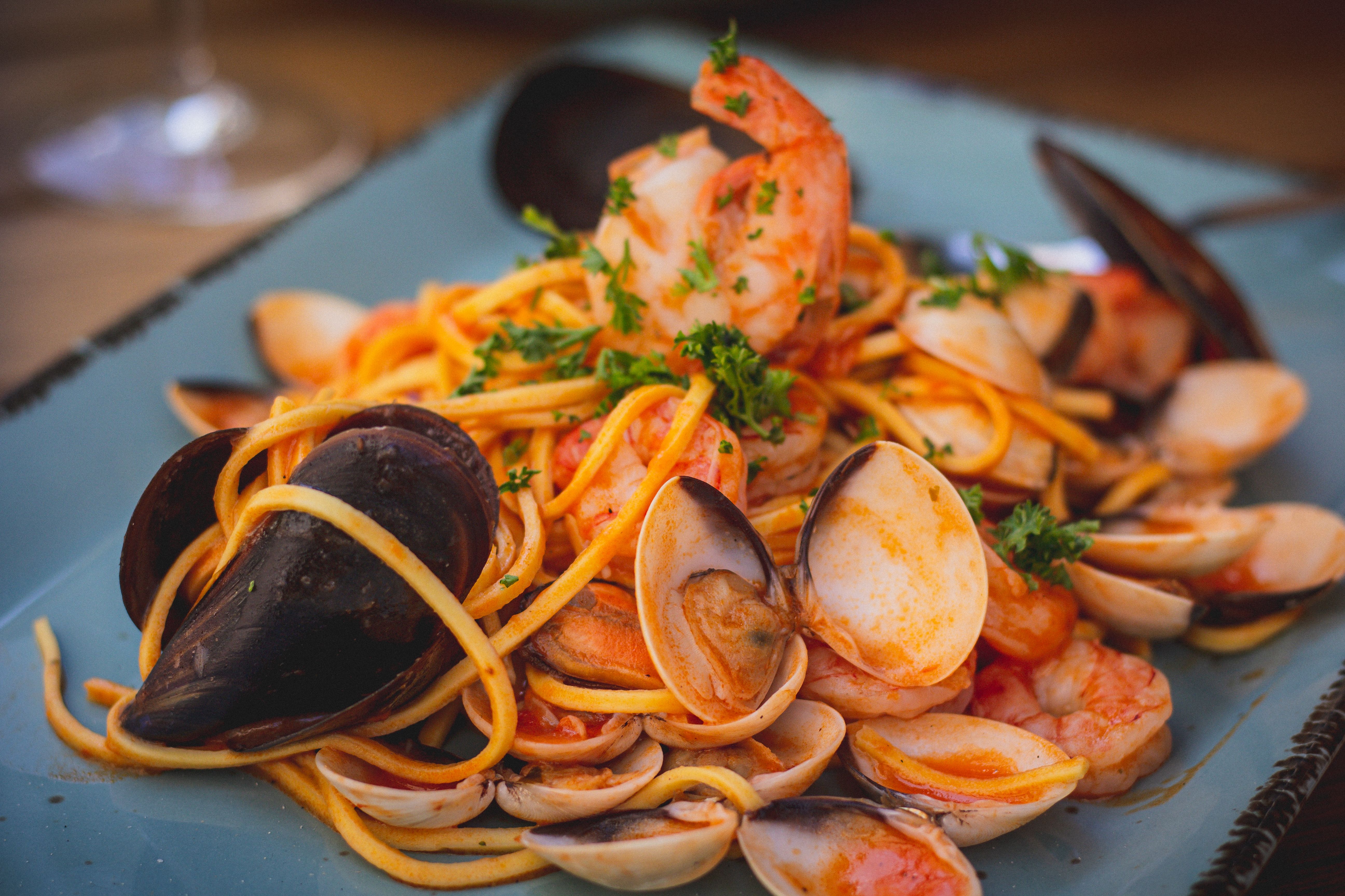 Close Up Photo of a Pasta · Free Stock Photo
