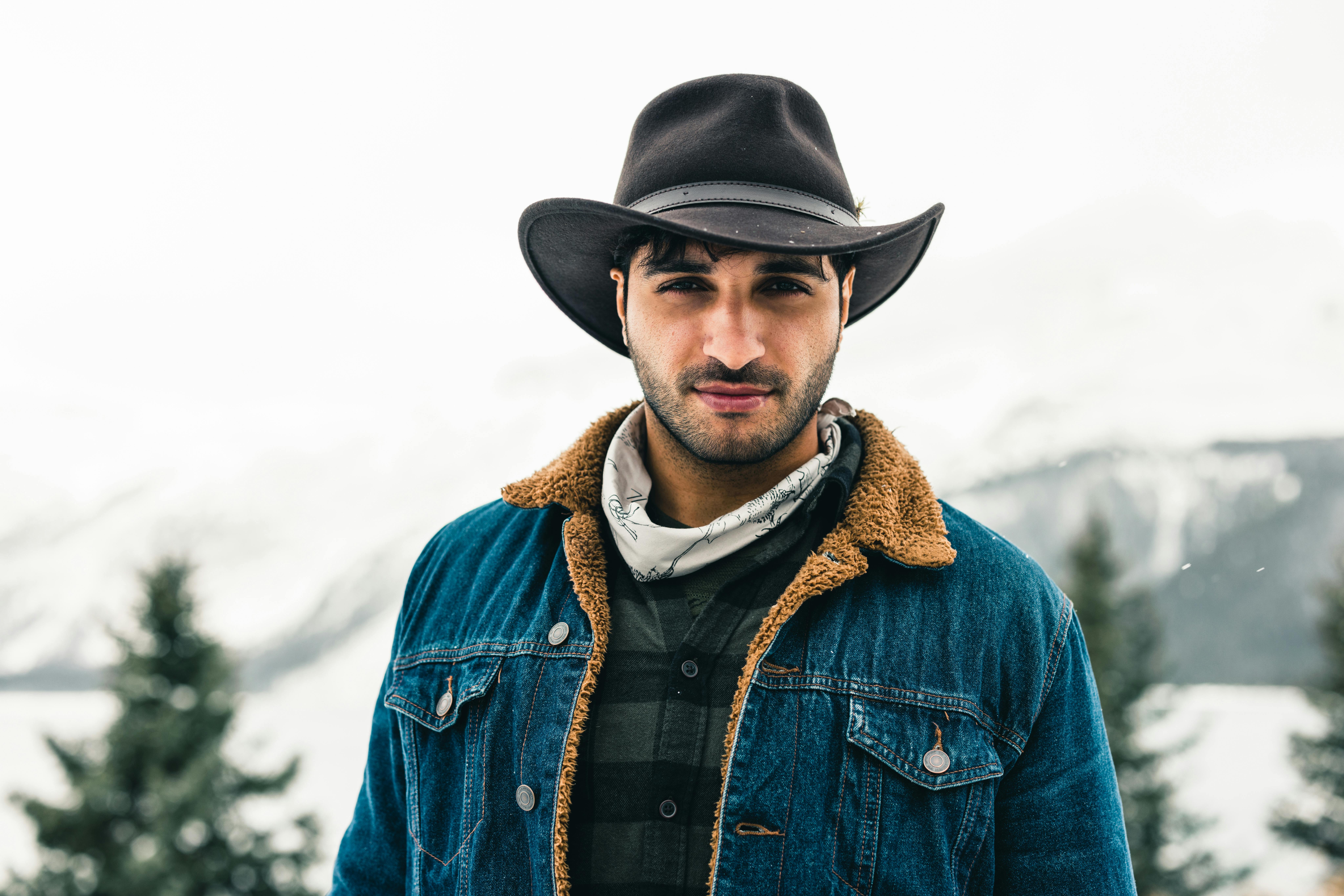 Handsome Man Wearing Denim Jacket · Free Stock Photo
