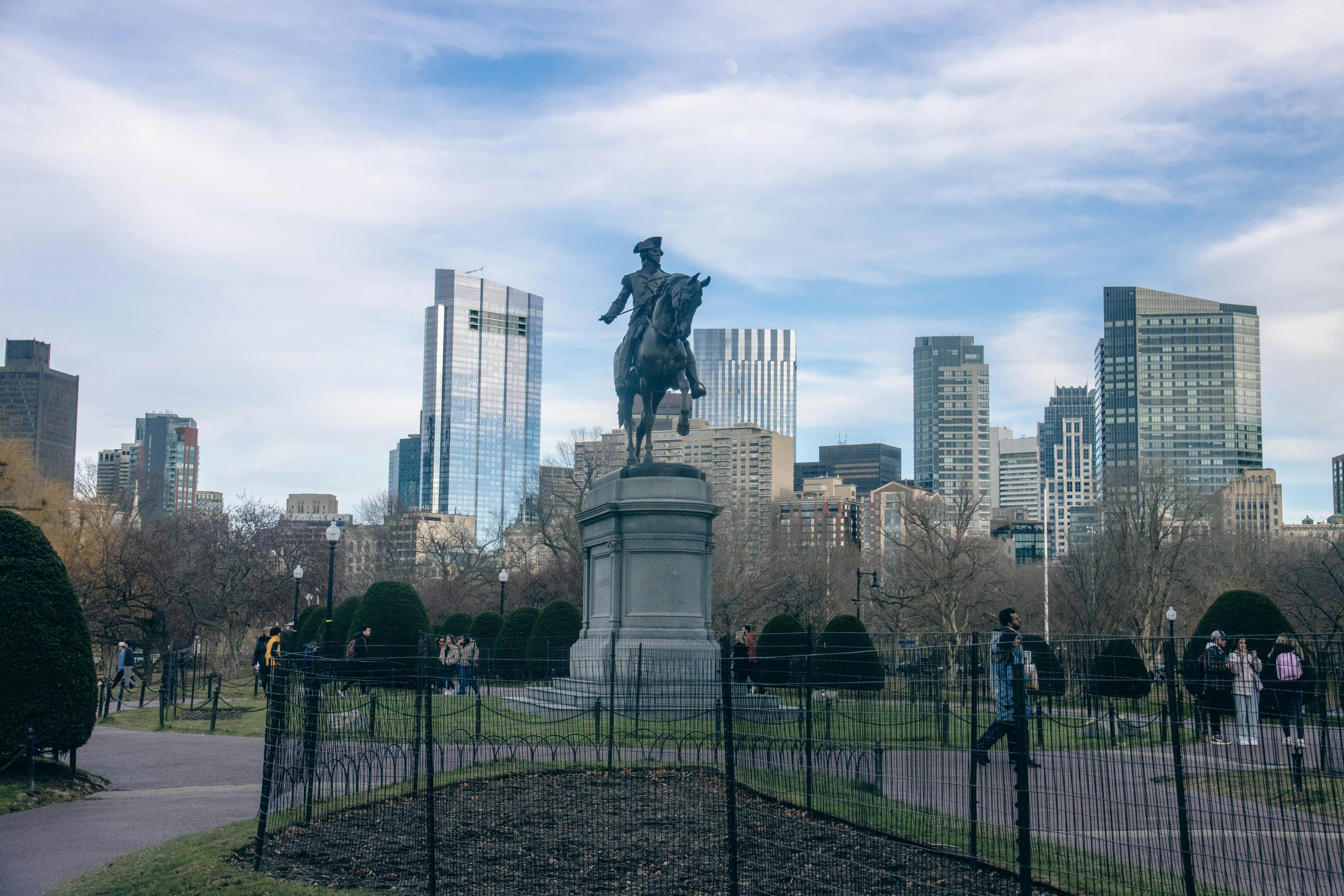George Washington Statue in Boston, Massachusetts, USA · Free Stock Photo