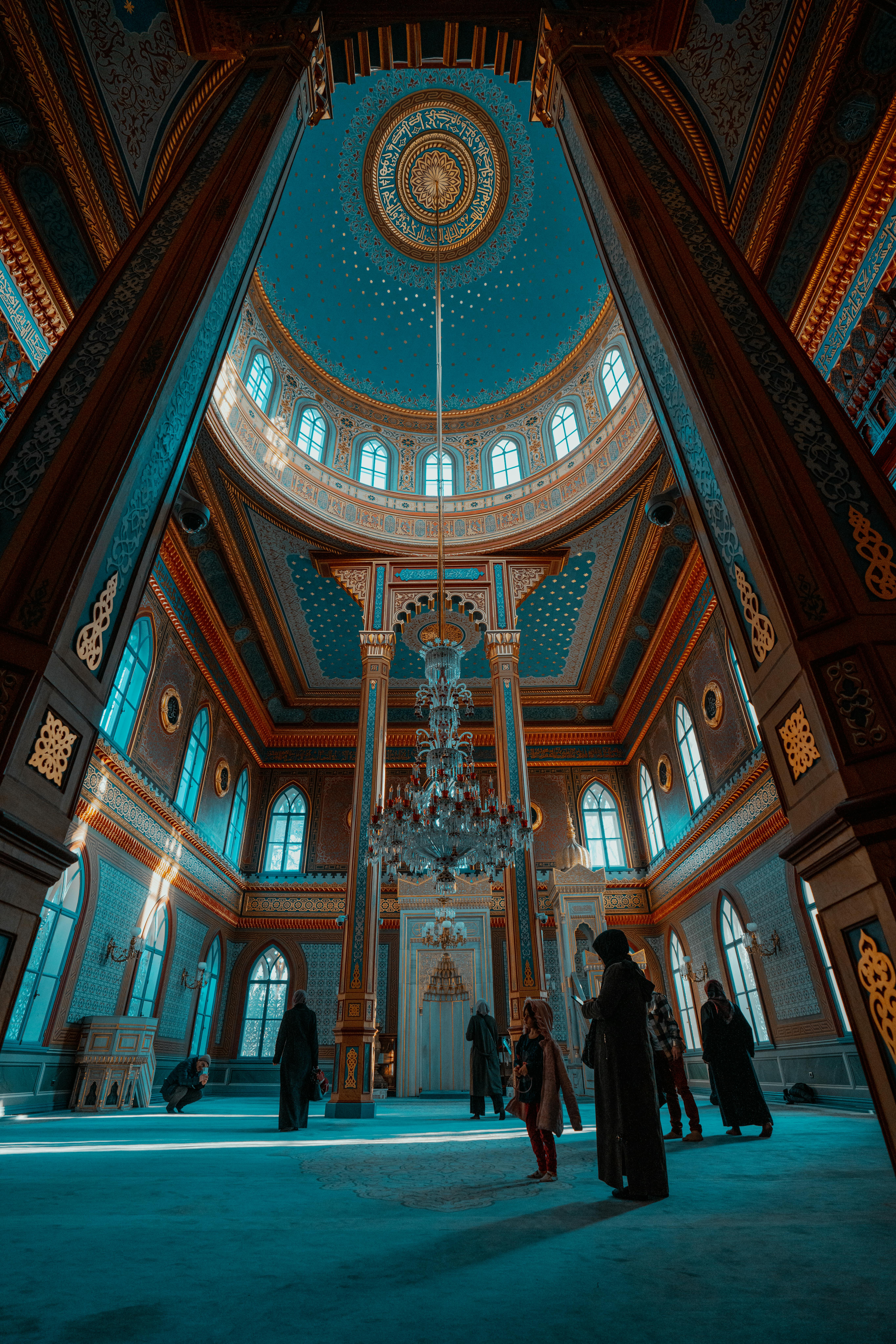 Interior of the Blue Mosque in Istanbul, Turkey · Free Stock Photo